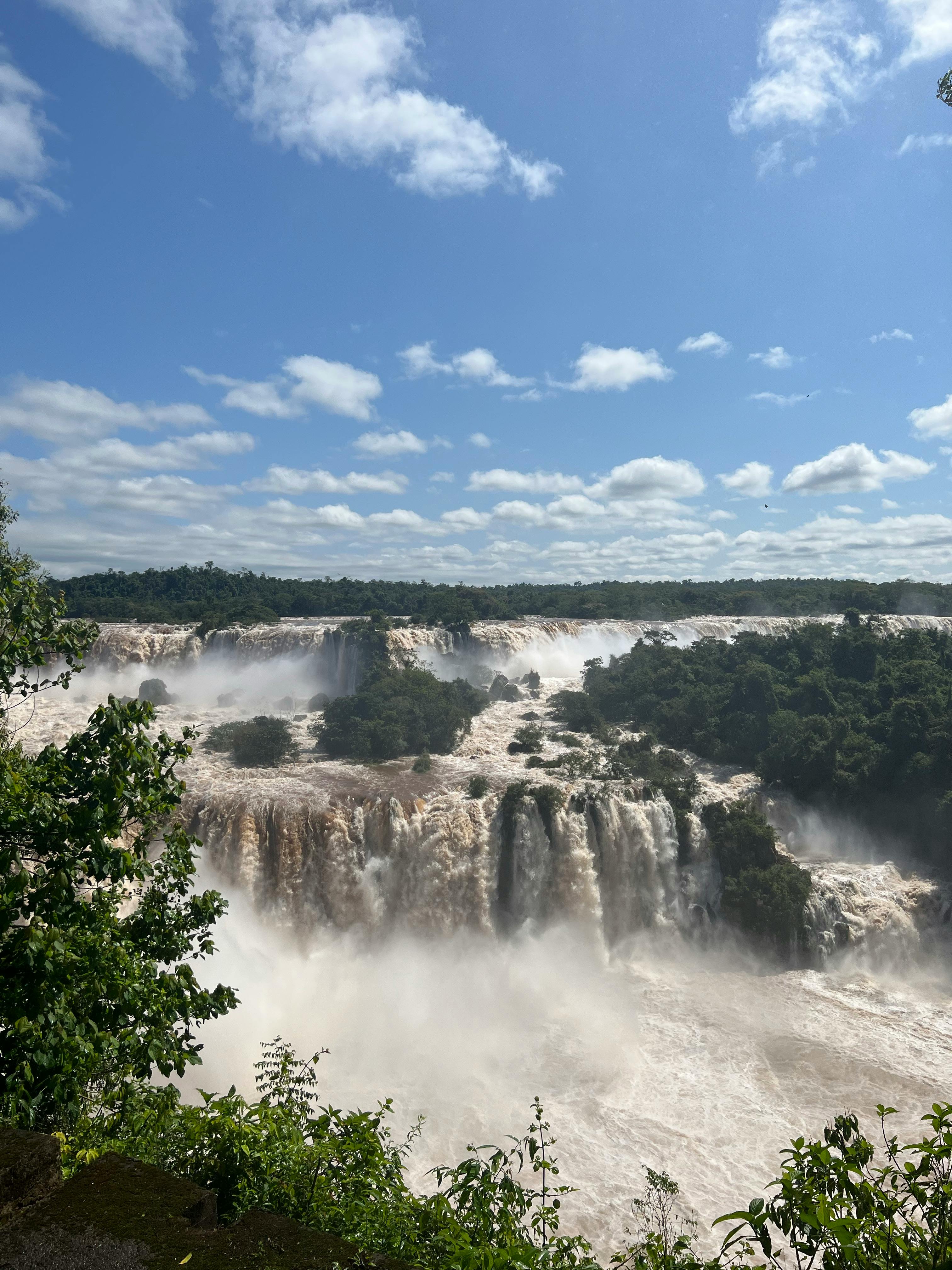 A Beautiful Landscape at Iguazú Falls in Brazil · Free Stock Photo