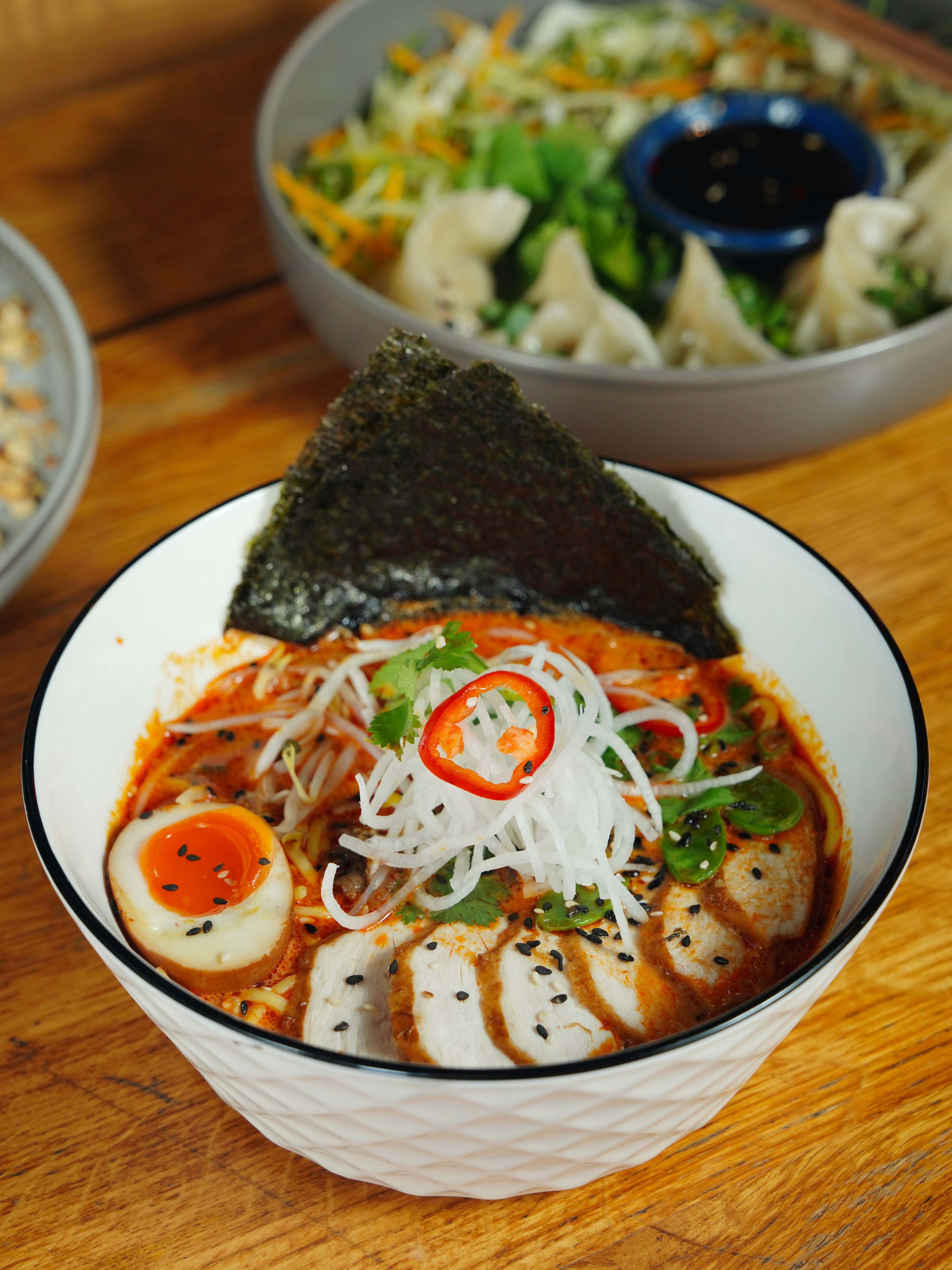 Foto de stock gratuita sobre acompañamiento, aderezos, algas, apetitoso ...