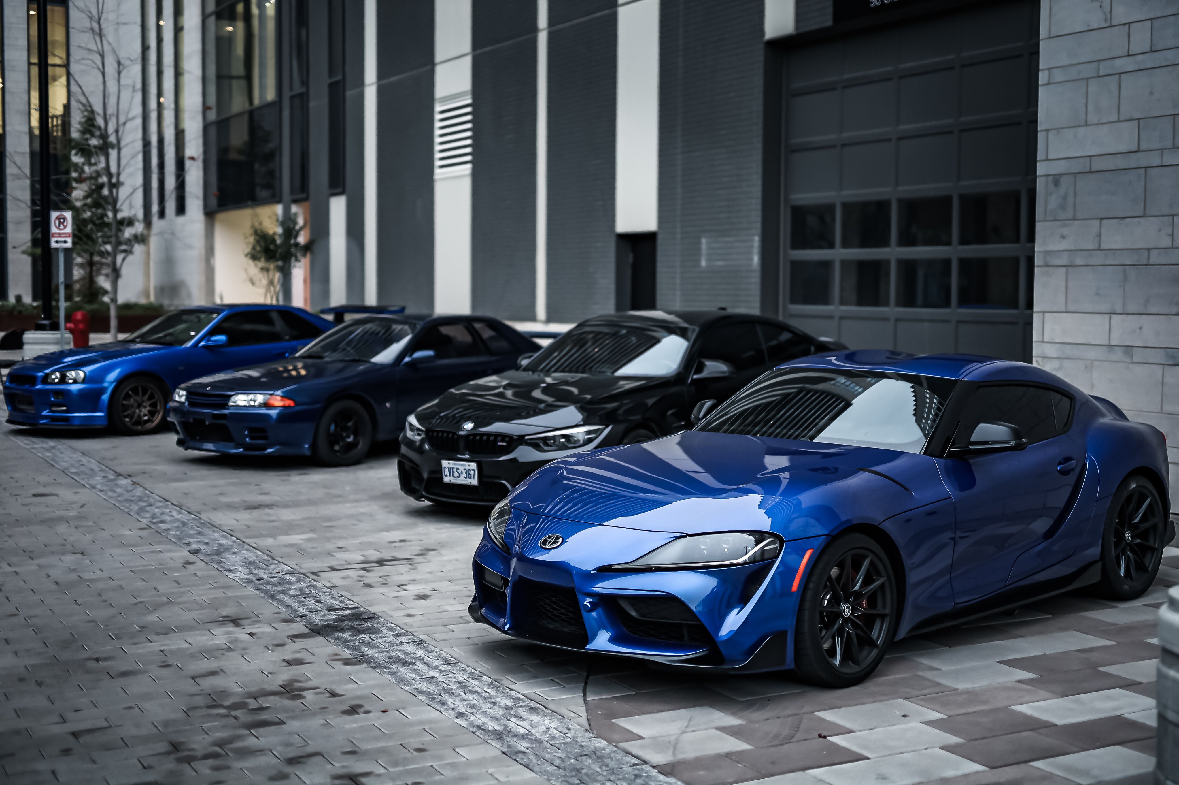 Sport Cars in Front of Car Showroom · Free Stock Photo