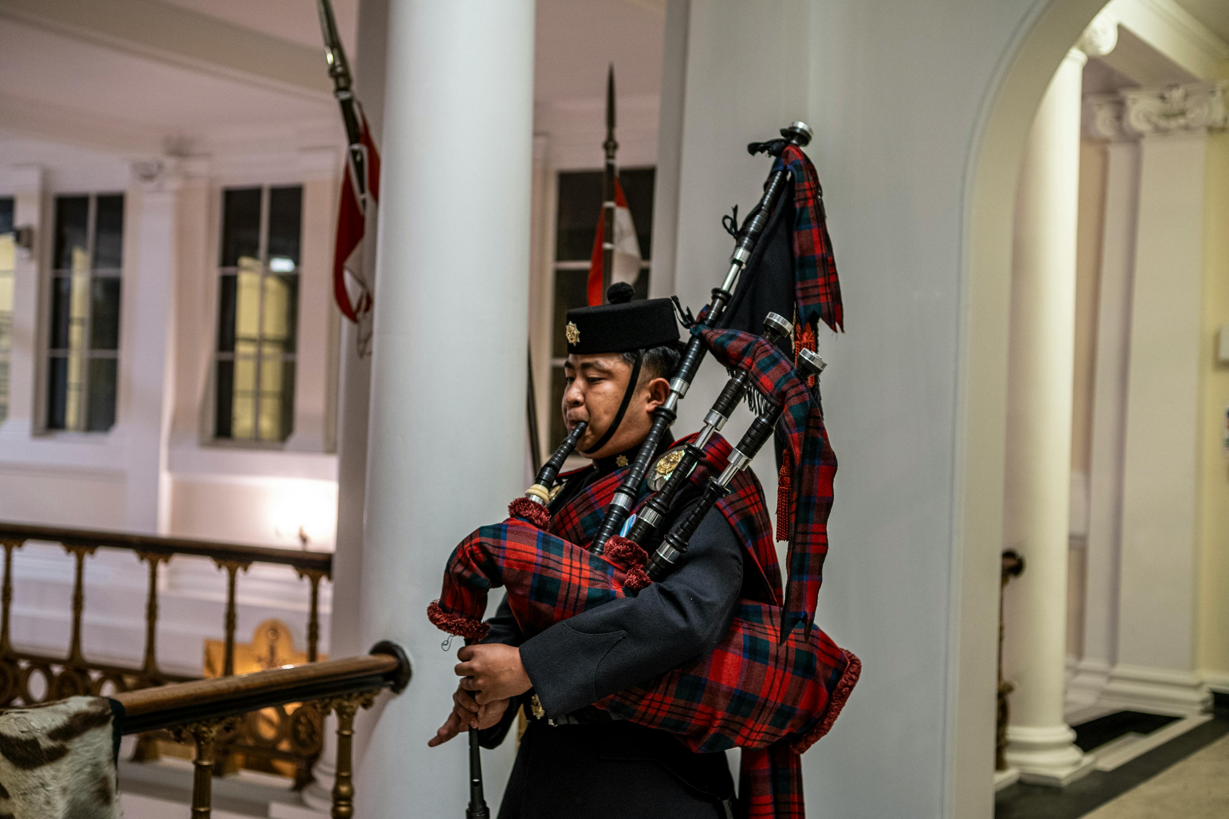 Man Playing Bagpipes · Free Stock Photo