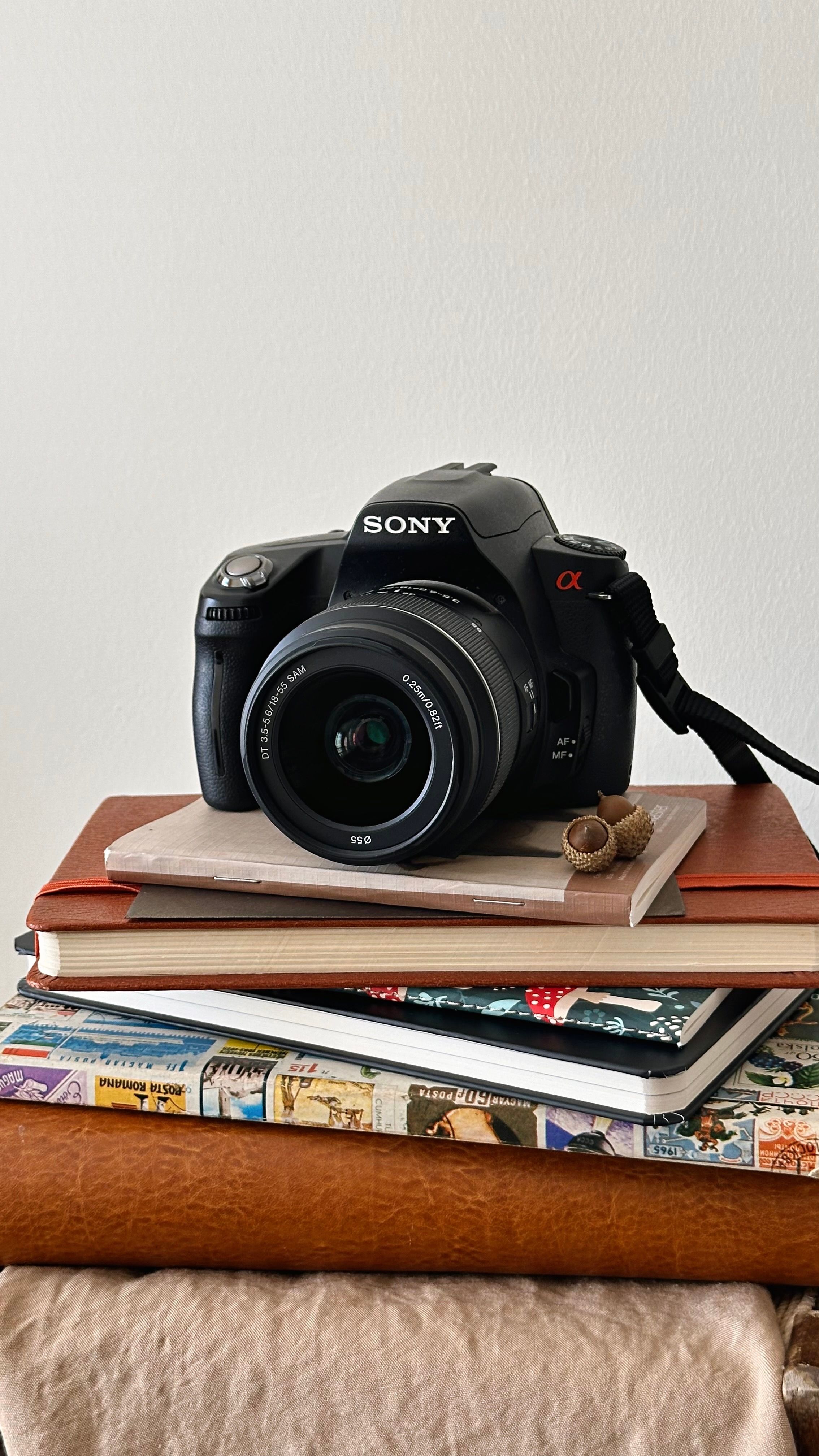 Camera on Books · Free Stock Photo