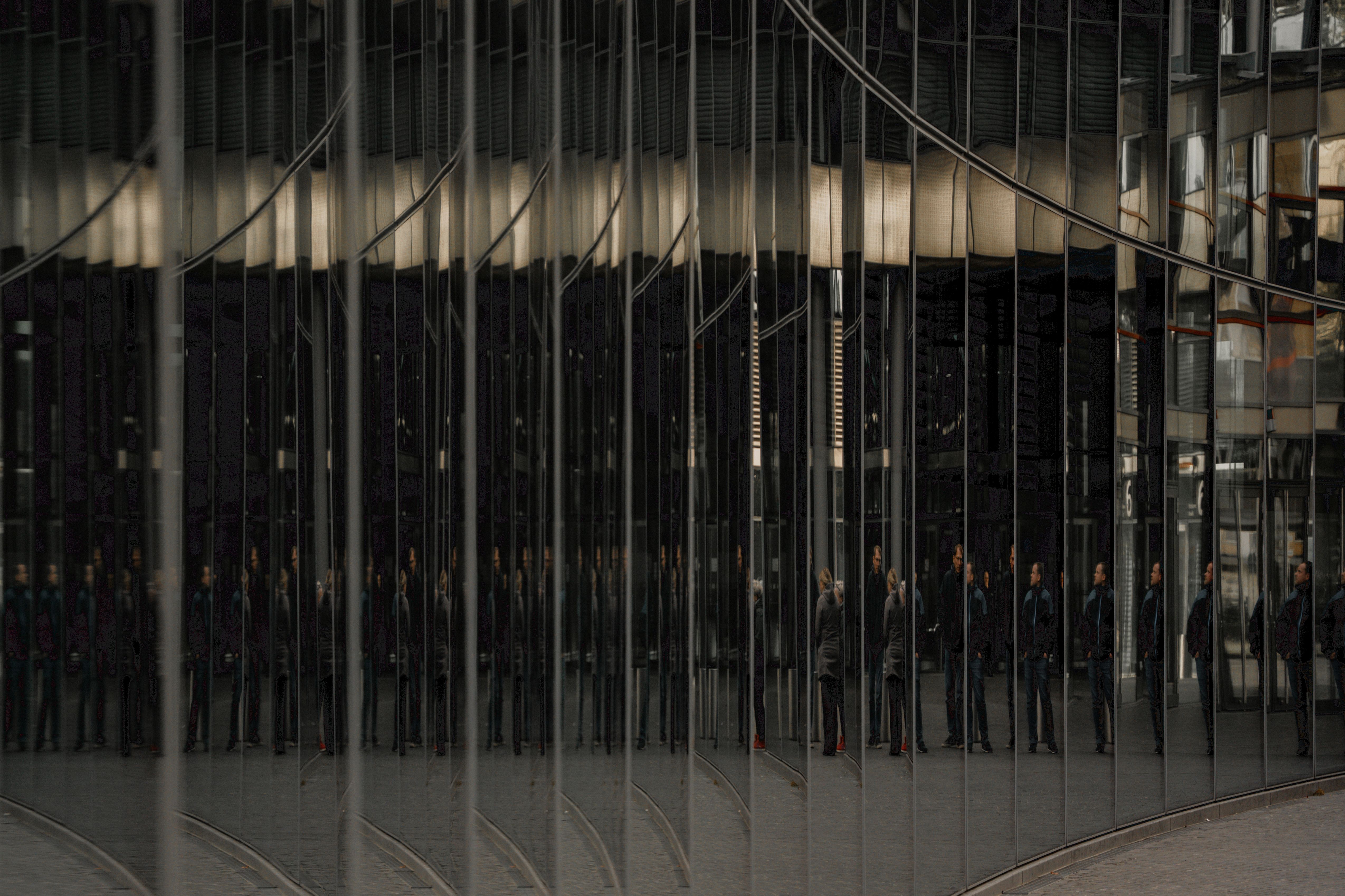 Sunlight over Glass Building Wall · Free Stock Photo