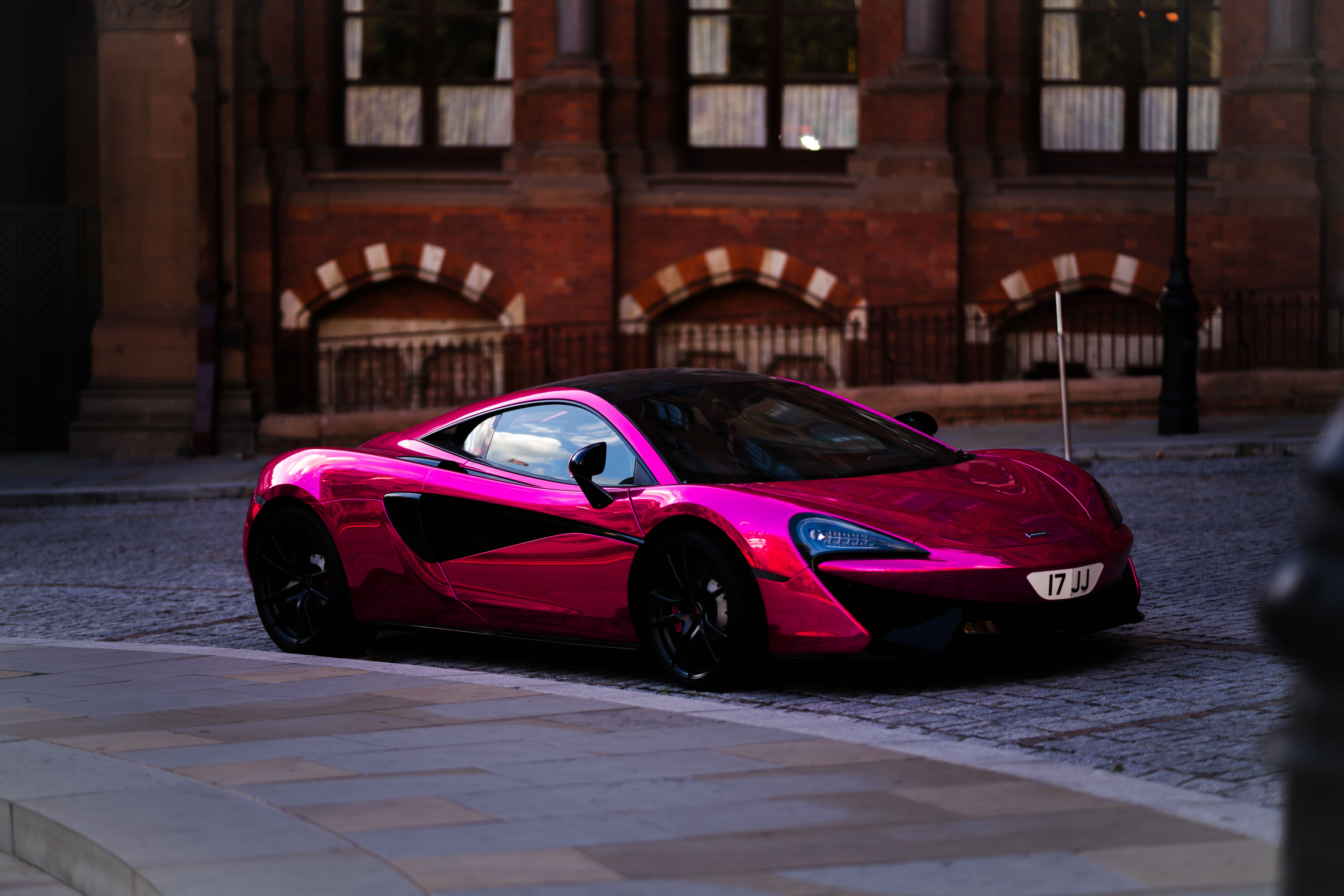 Pink McLaren at St Pancras · Free Stock Photo