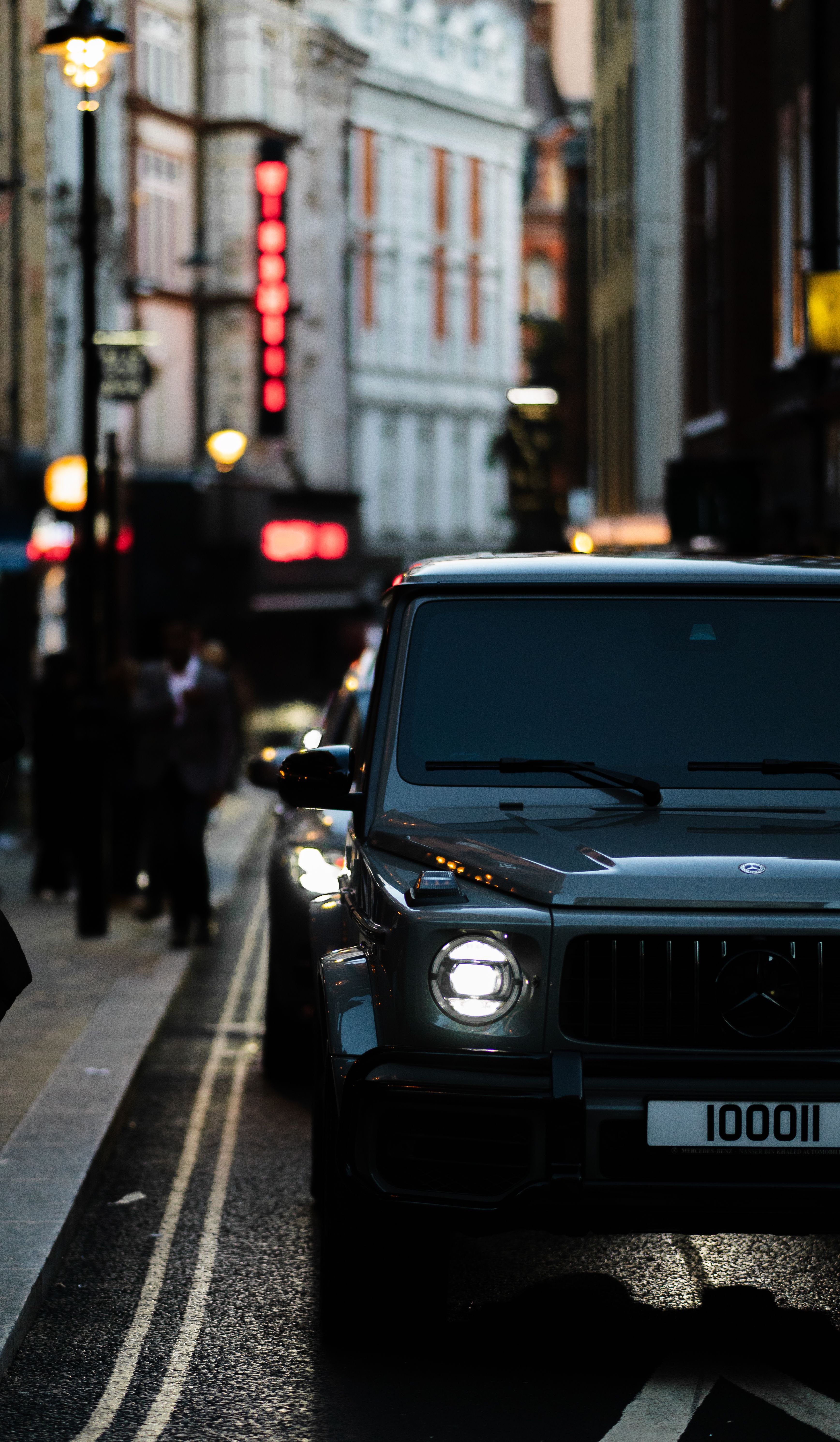 Black SUV in Street · Free Stock Photo