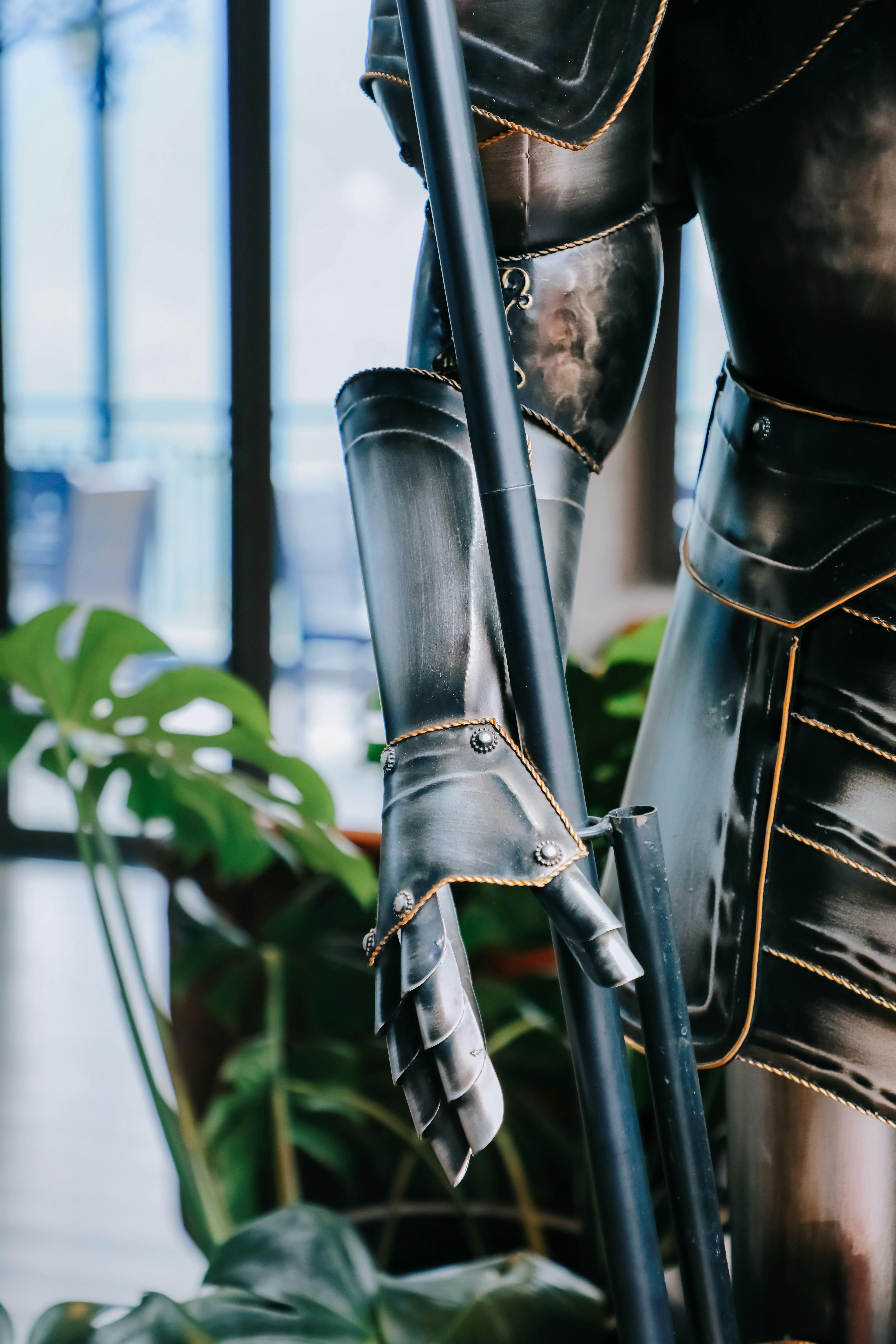 Close-up of a Knights Armor on Display · Free Stock Photo