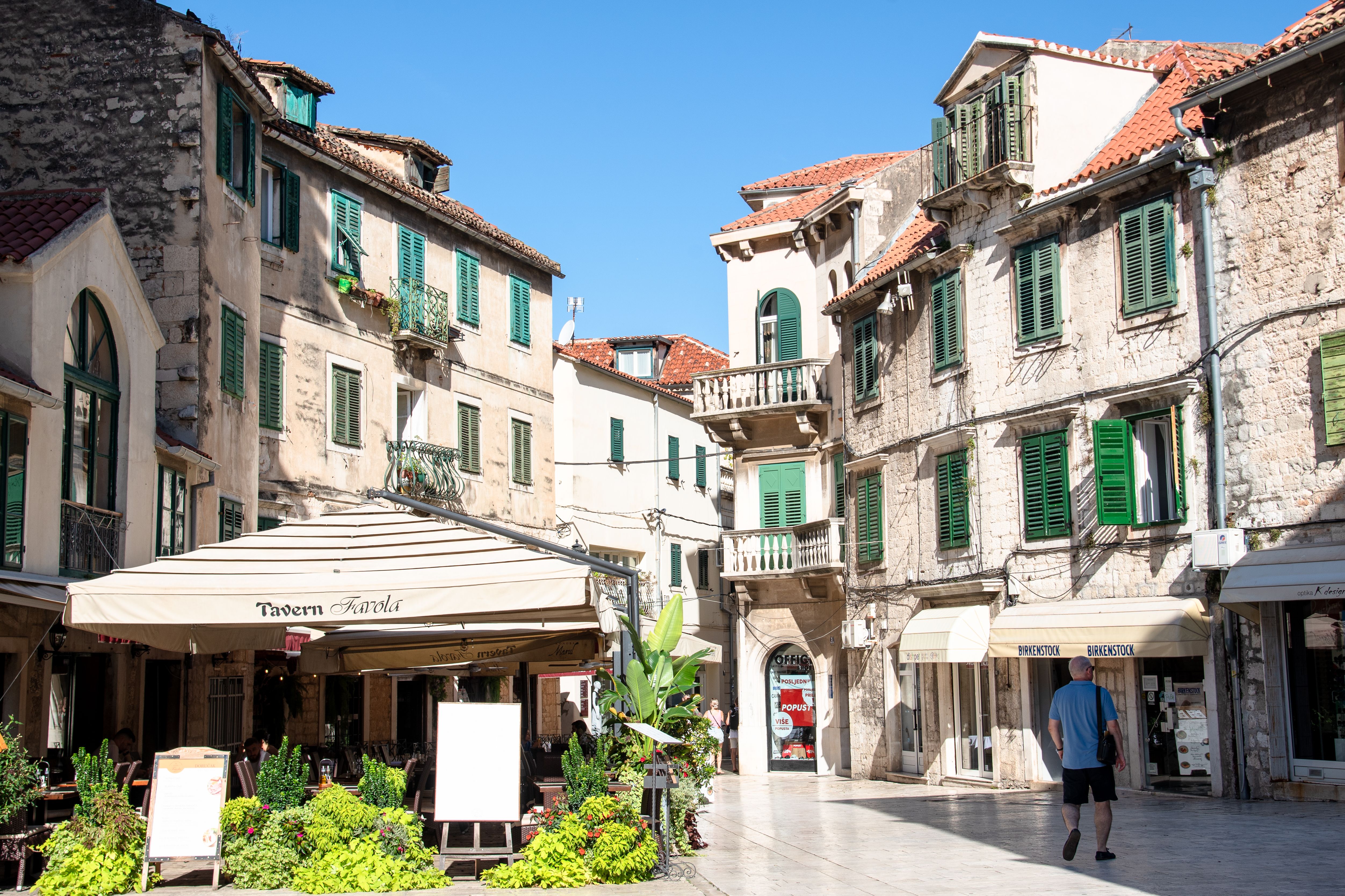 View of an Alley and Residential Buildings in Split, Croatia · Free ...