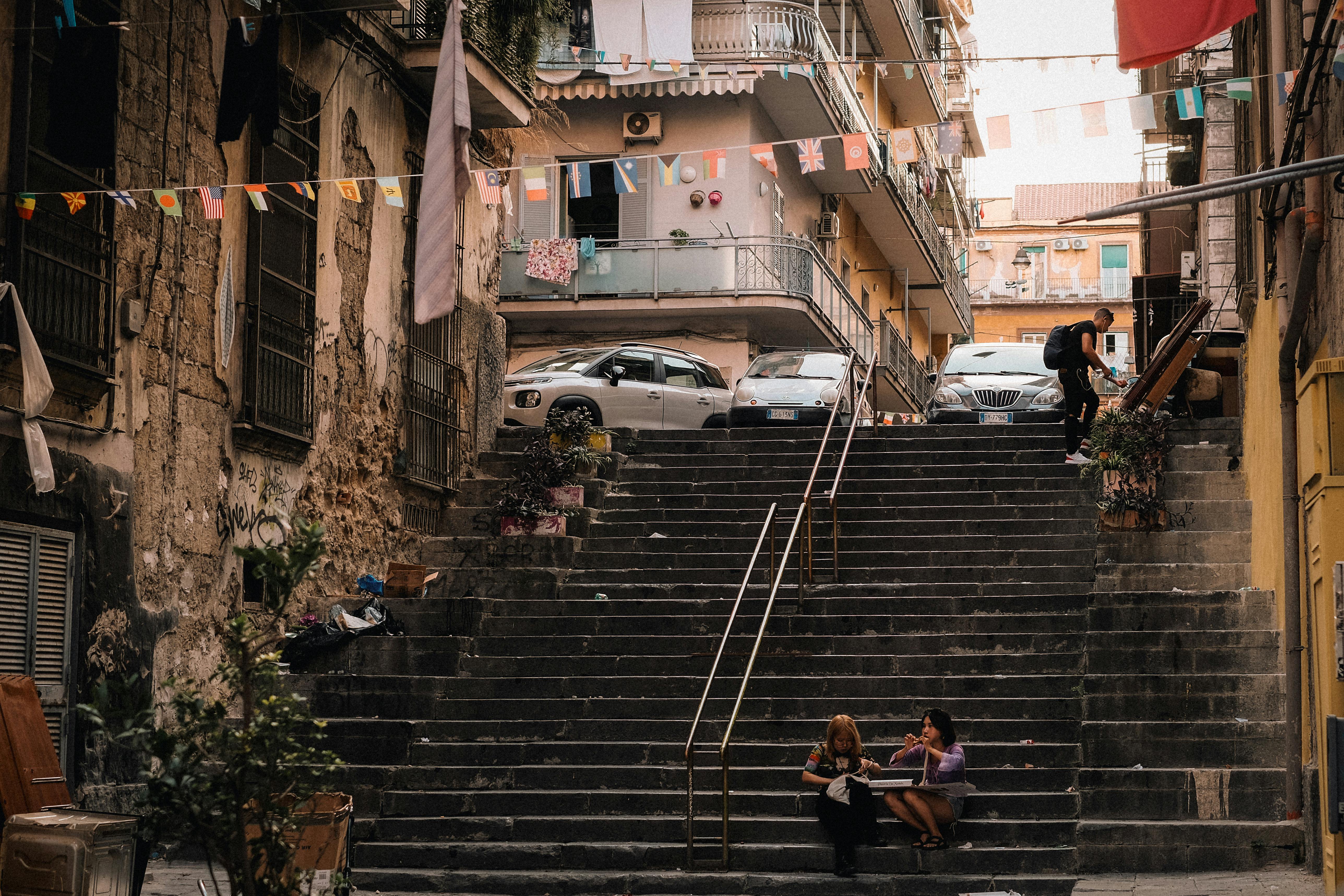 Stairs in Naples, Italy · Free Stock Photo