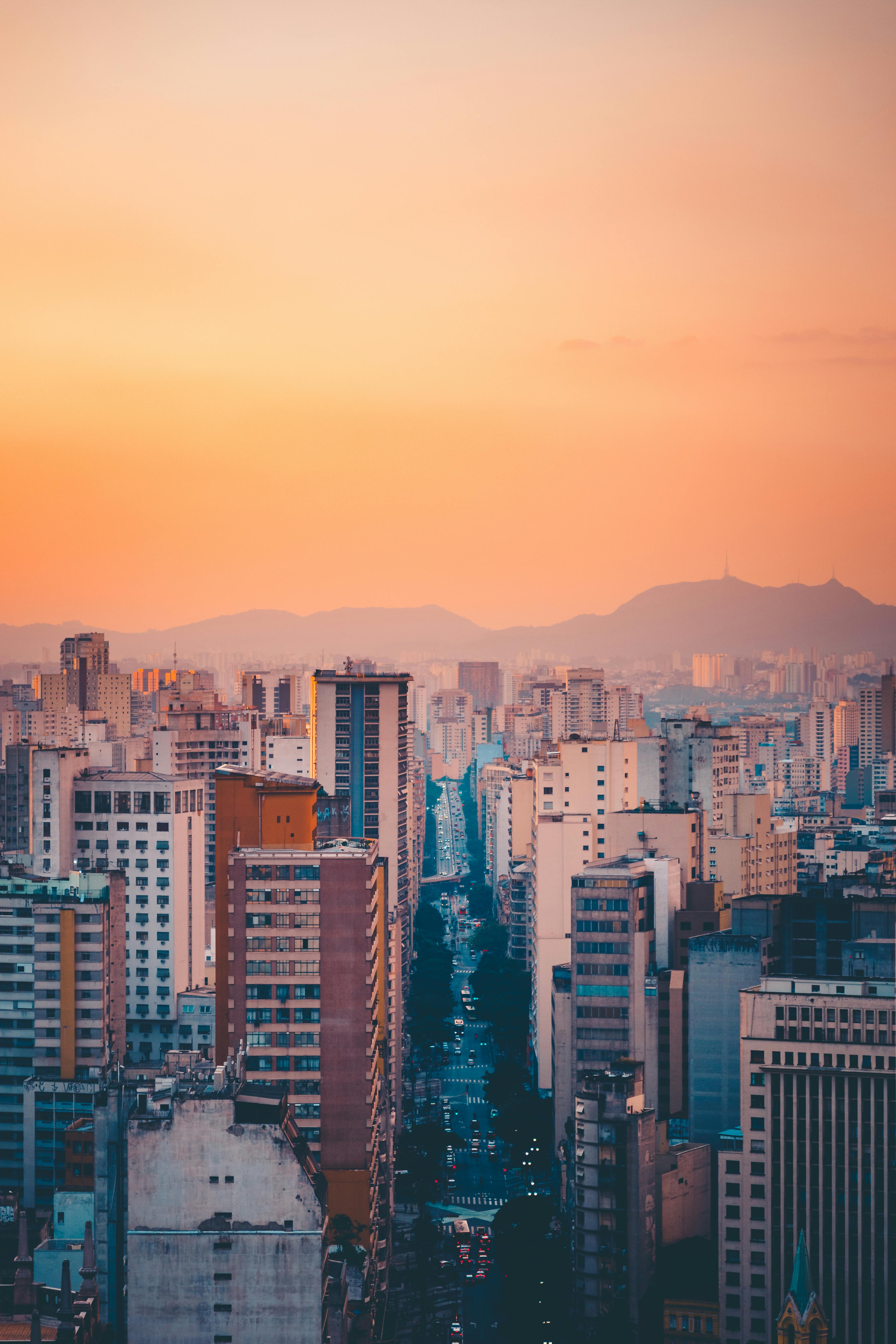 High Rise Building at Golden Hour · Free Stock Photo