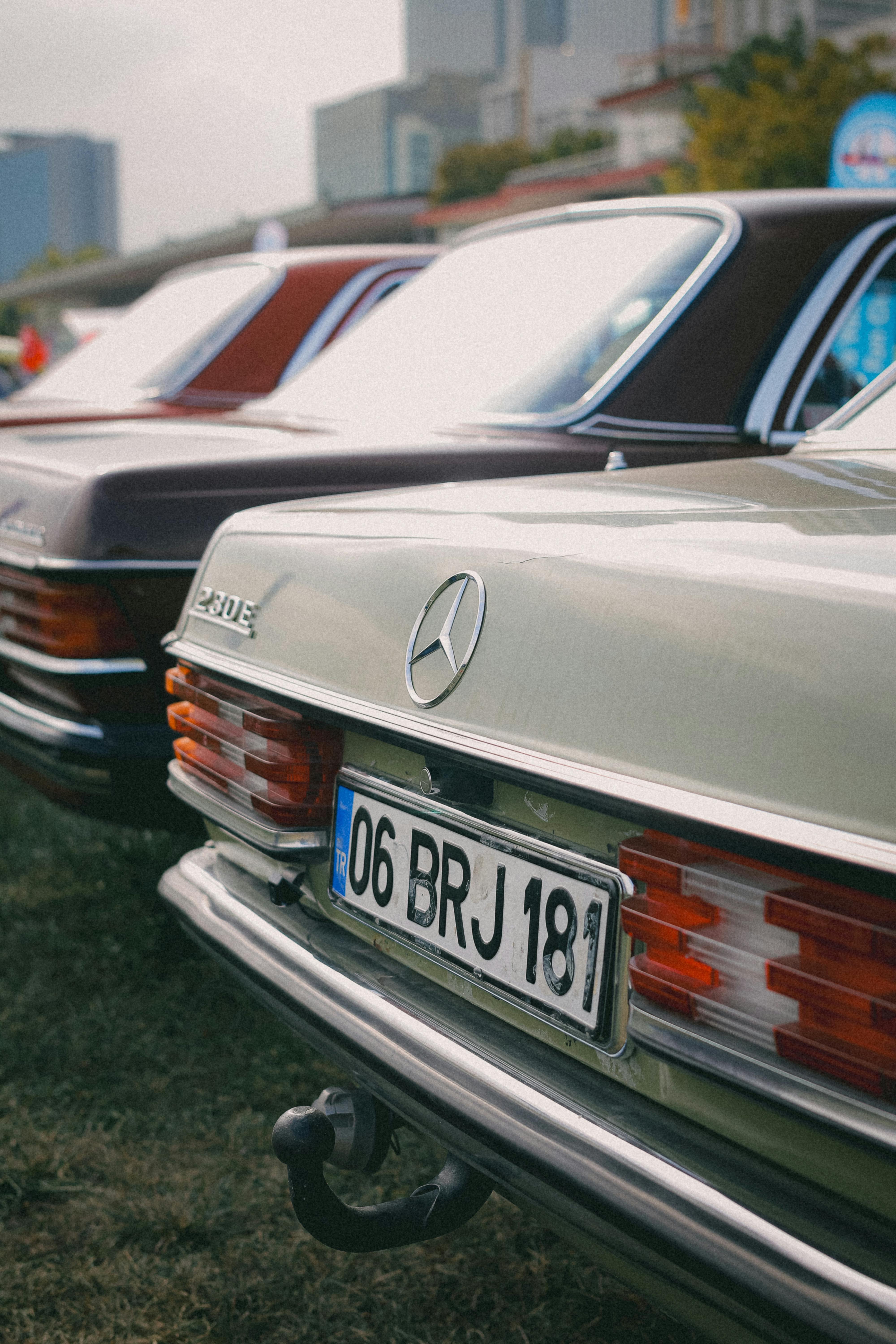 Rear of a Vintage Mercedes Car · Free Stock Photo