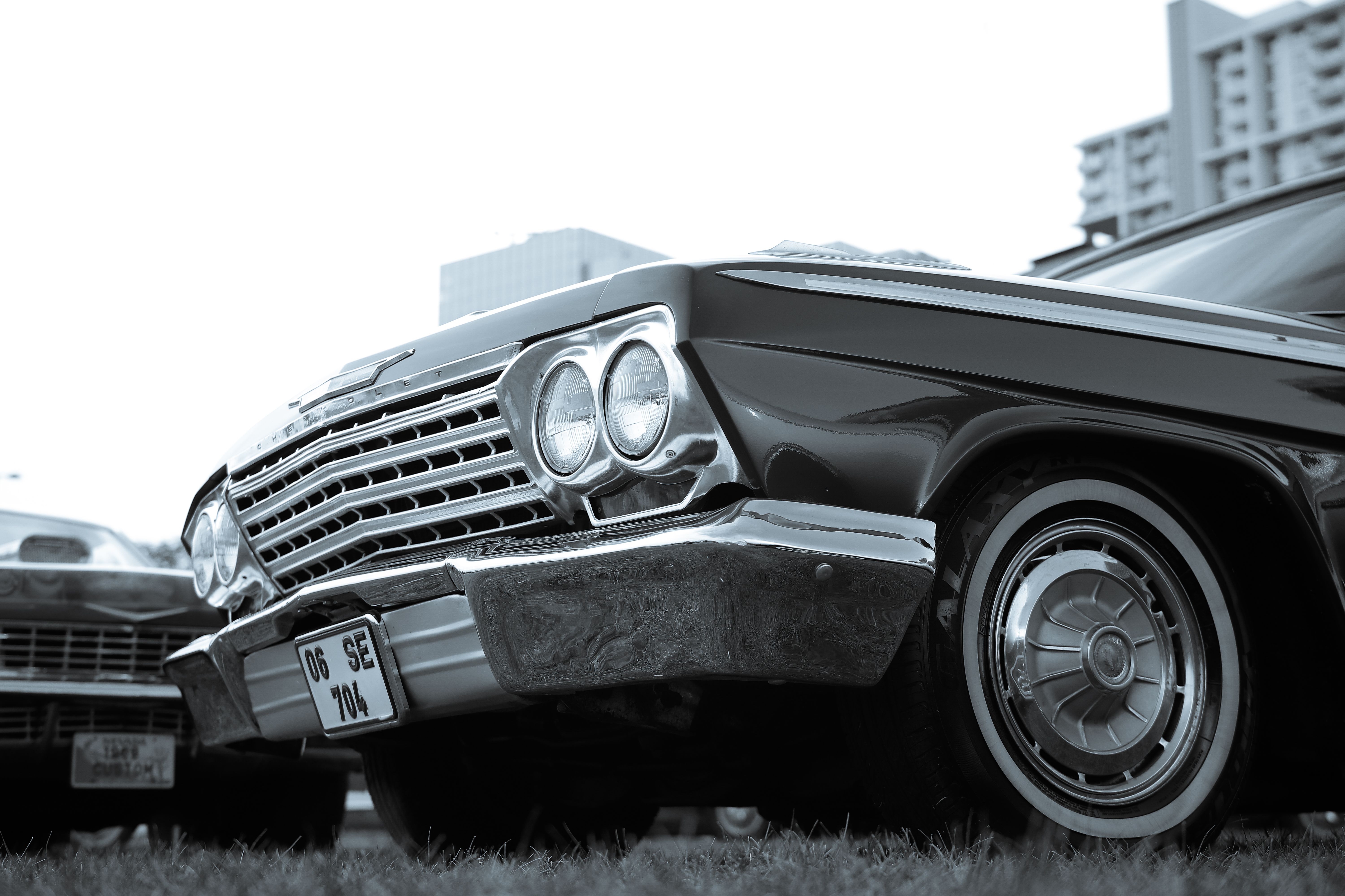 Front of Third Generation Chevrolet Impala at Car Show · Free Stock Photo