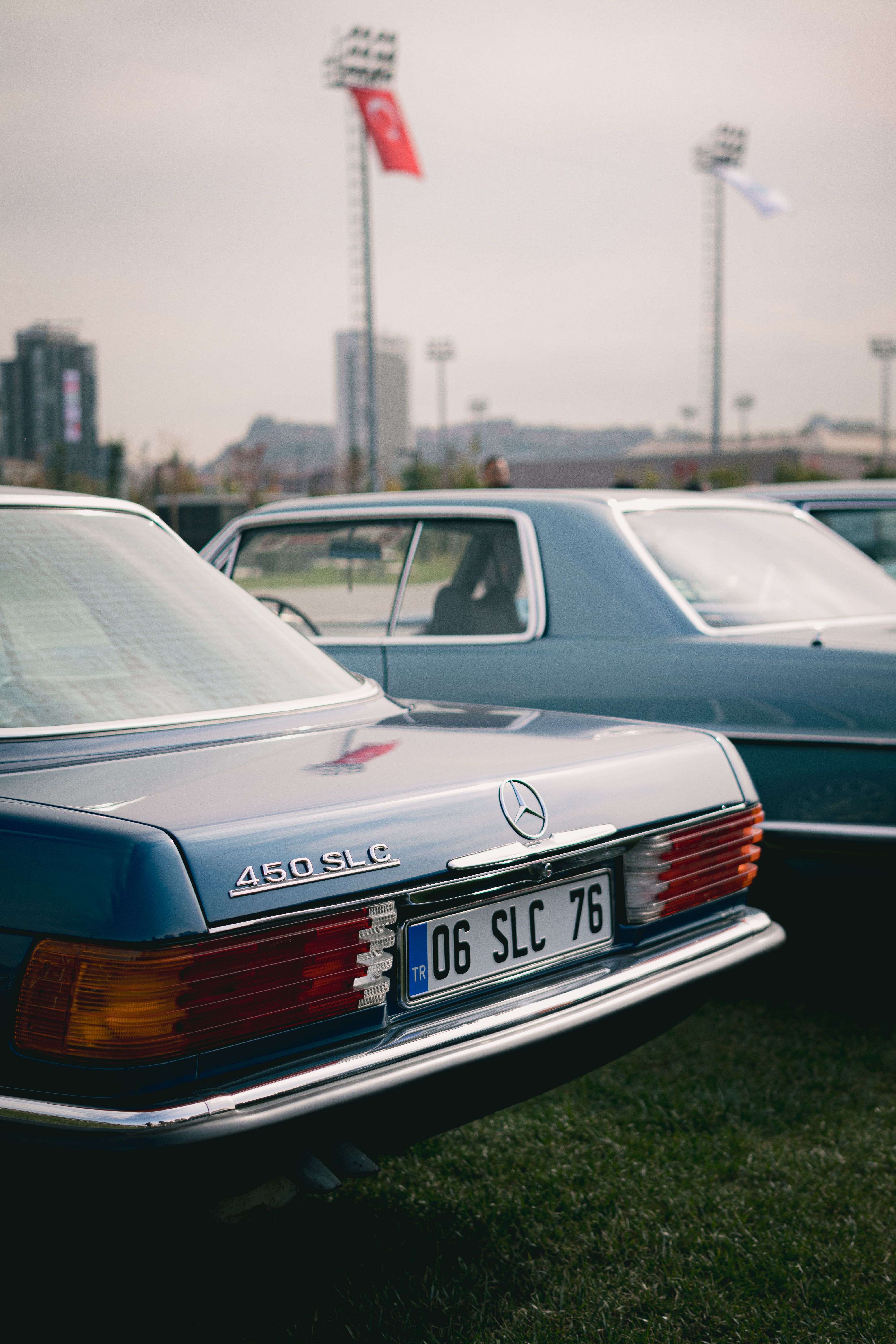 Mercedes-Benz 450 SLC in Back View · Free Stock Photo