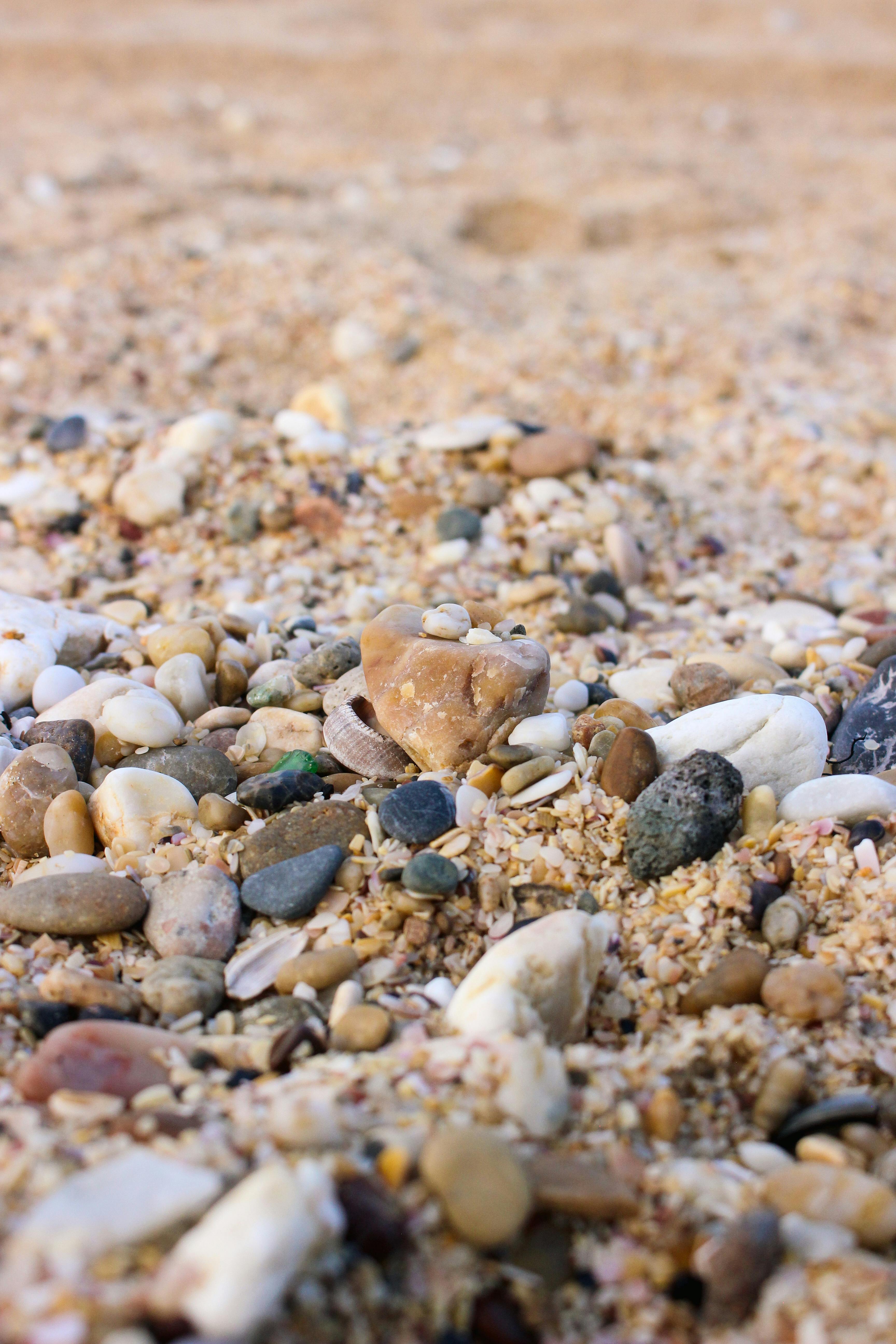 Pebbles and Sand · Free Stock Photo