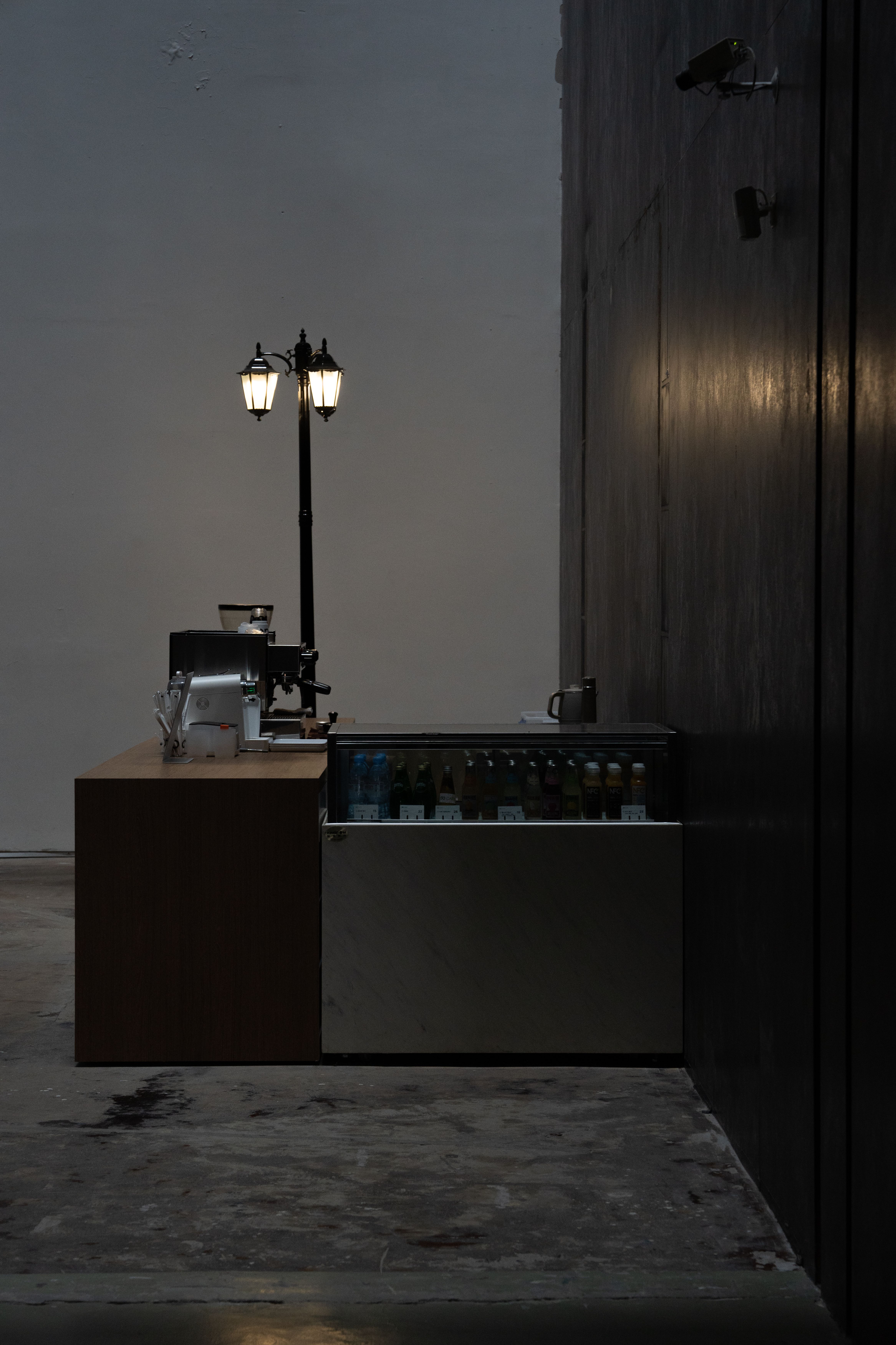 Photo of a Counter with a Coffee Maker · Free Stock Photo