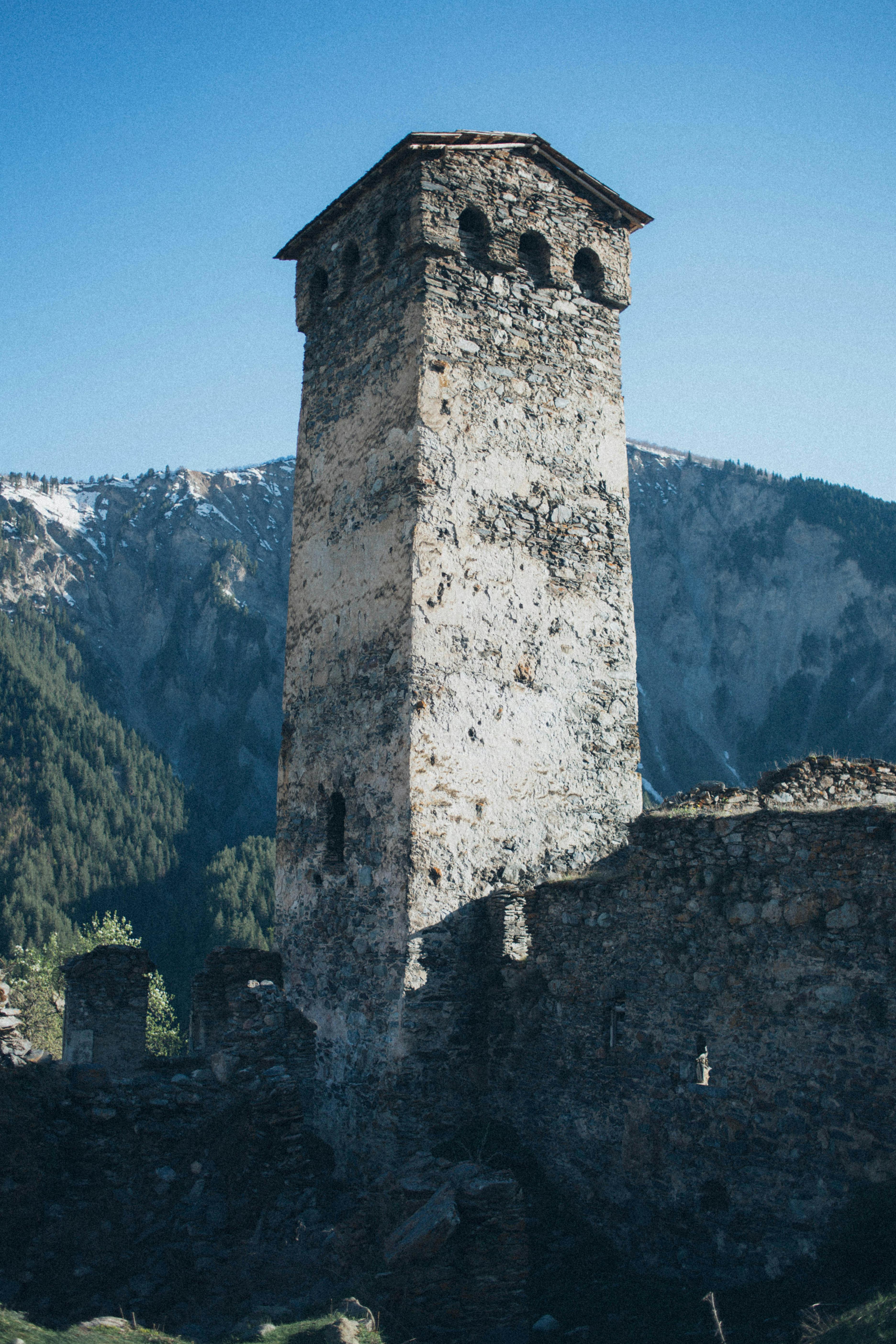 Gray Concrete Tower · Free Stock Photo