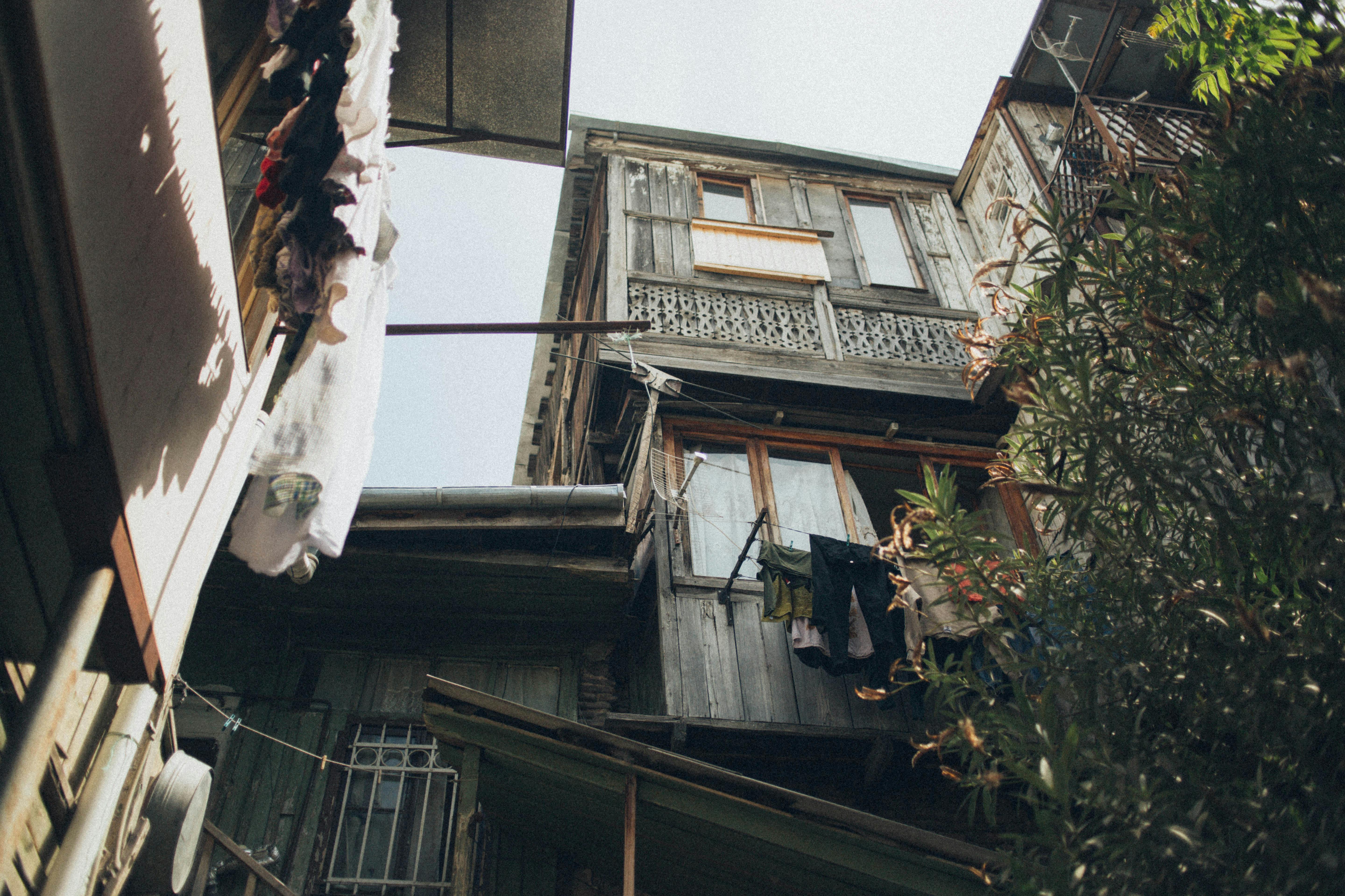 Low Angle Photography Of Wooden House · Free Stock Photo