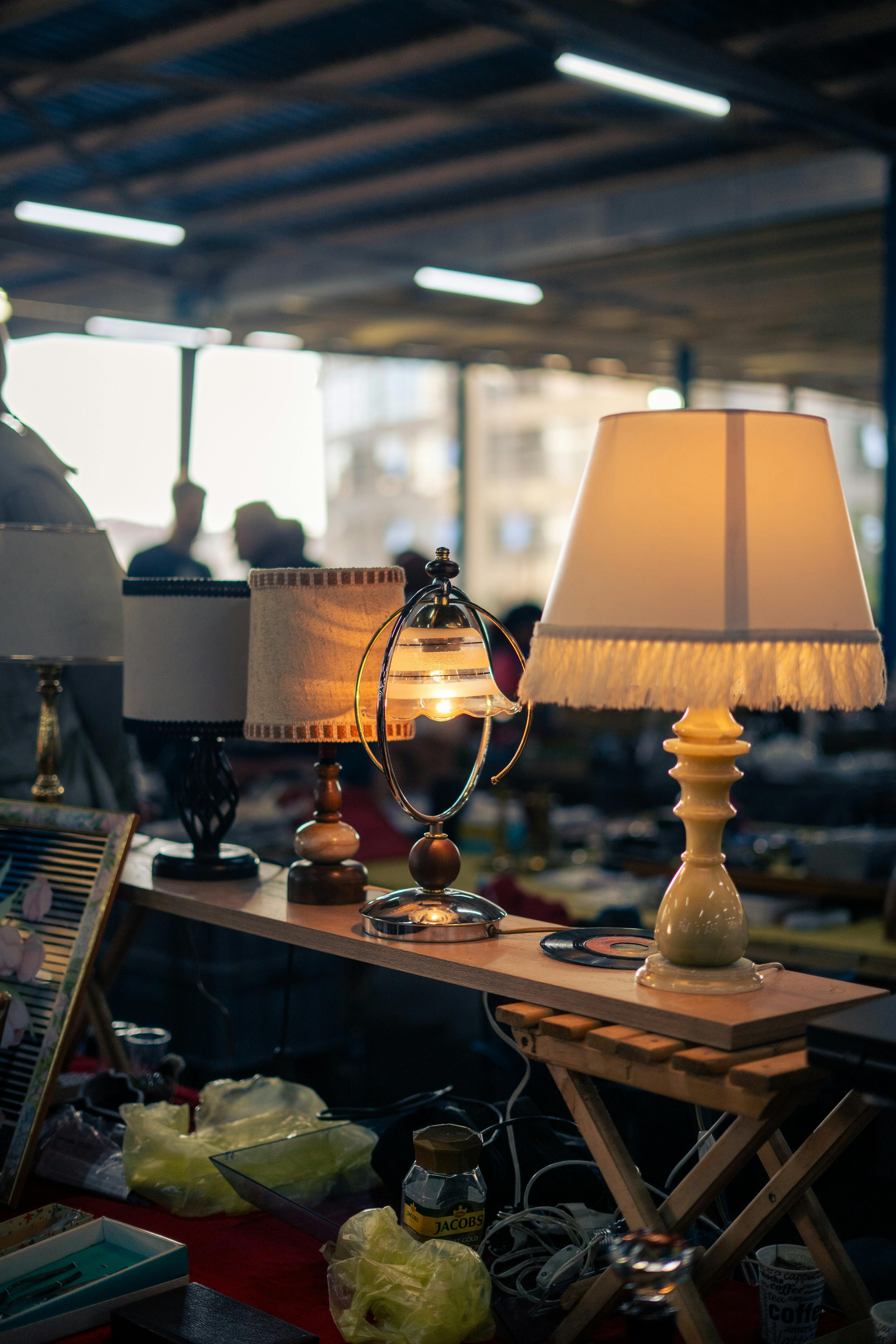 Lamps on Table · Free Stock Photo