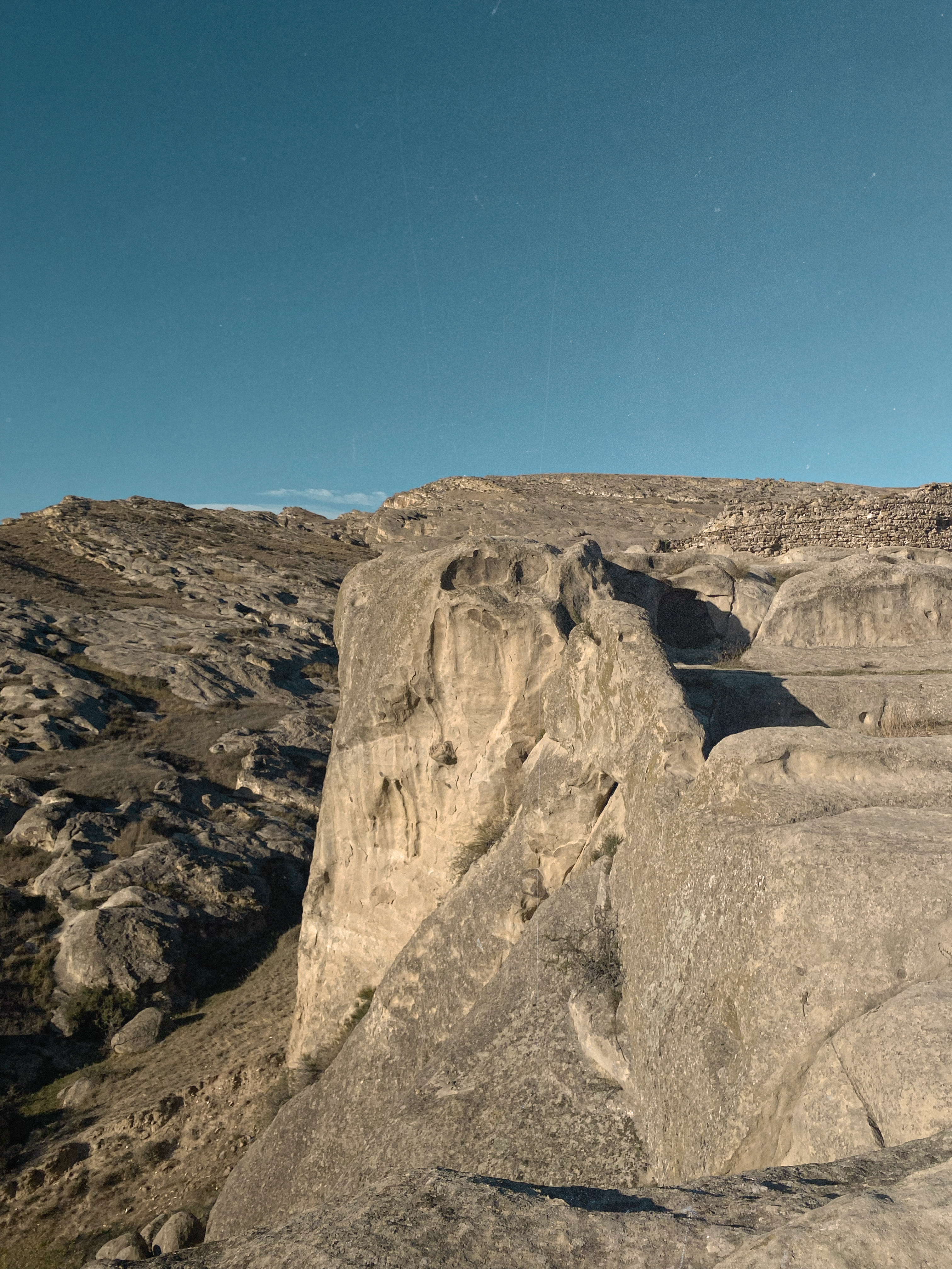 Bare Rocks of a Ancient Rock-hewn Town Uplistsikhe in Georgia · Free ...