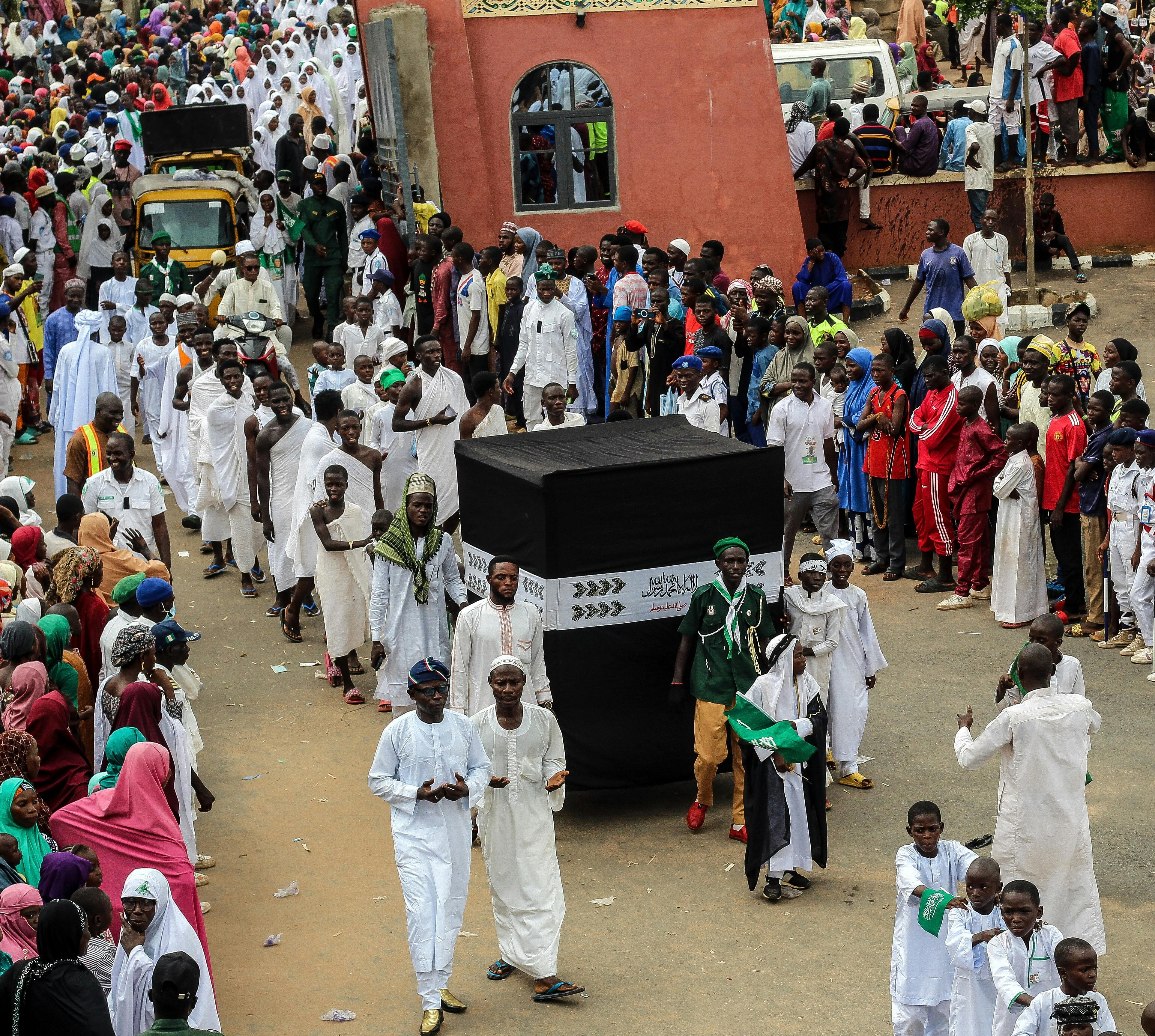 People on Parade in Town · Free Stock Photo