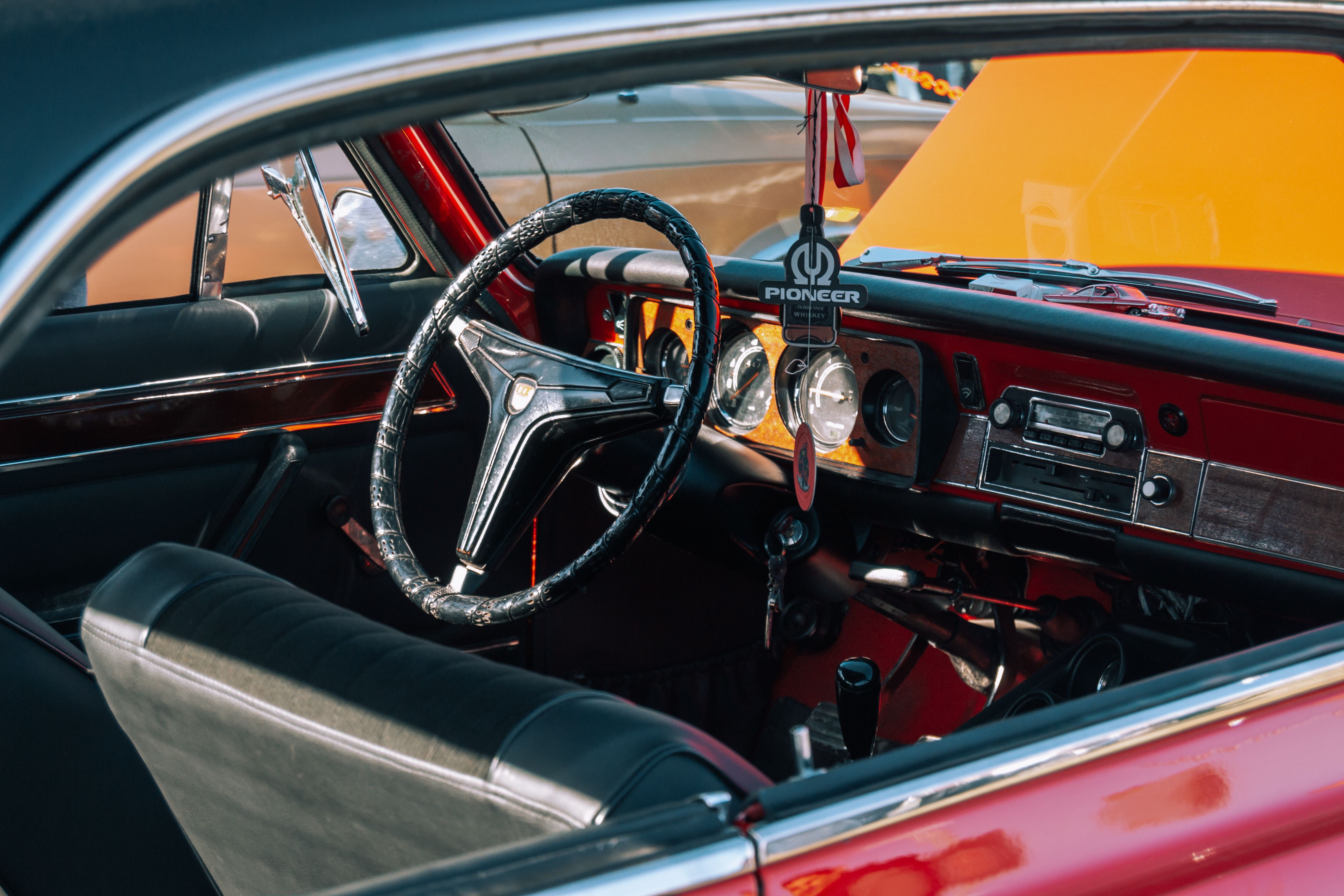 Interior of the Classic Ford P7 · Free Stock Photo