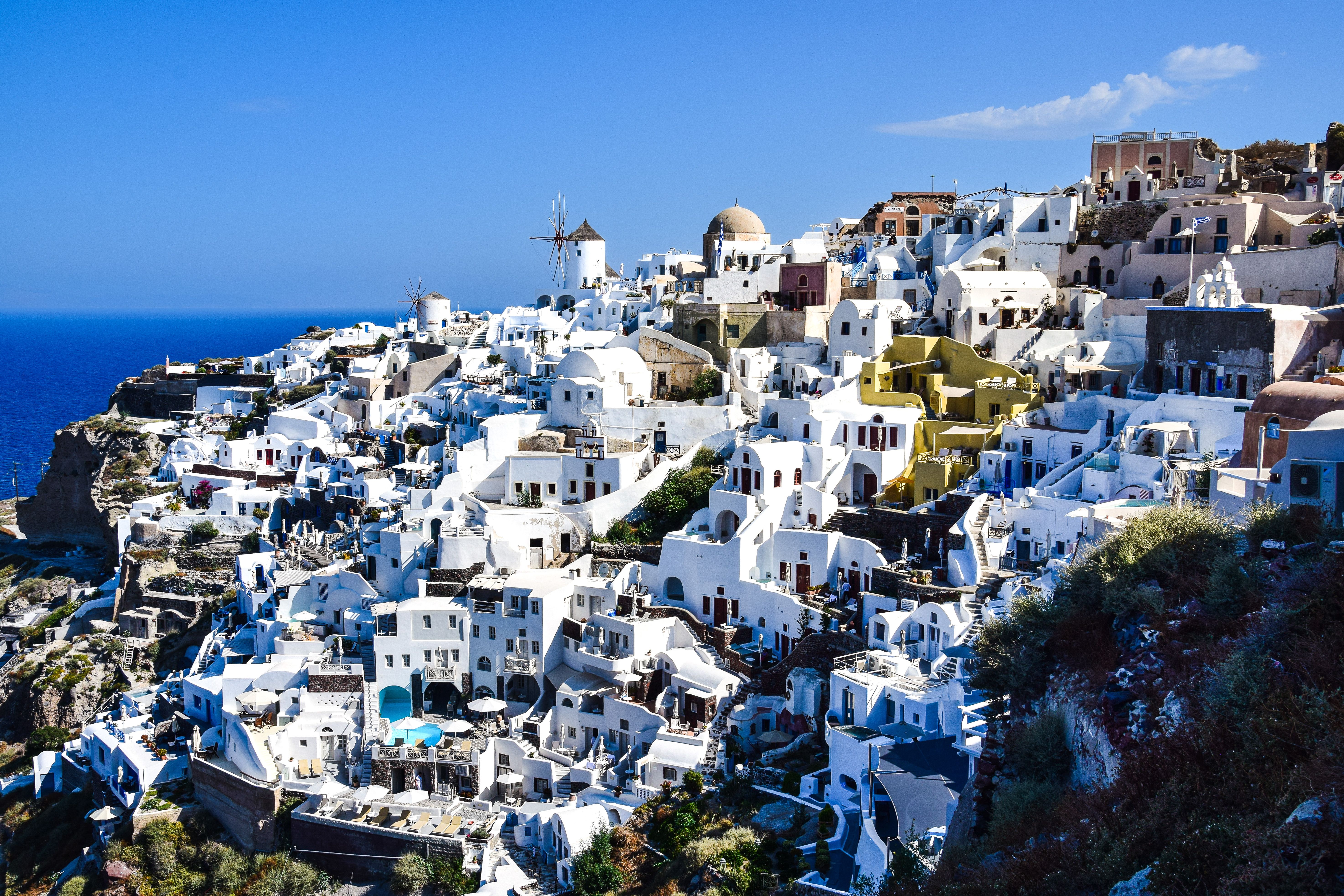 Landscape View of Greece during Day Time · Free Stock Photo