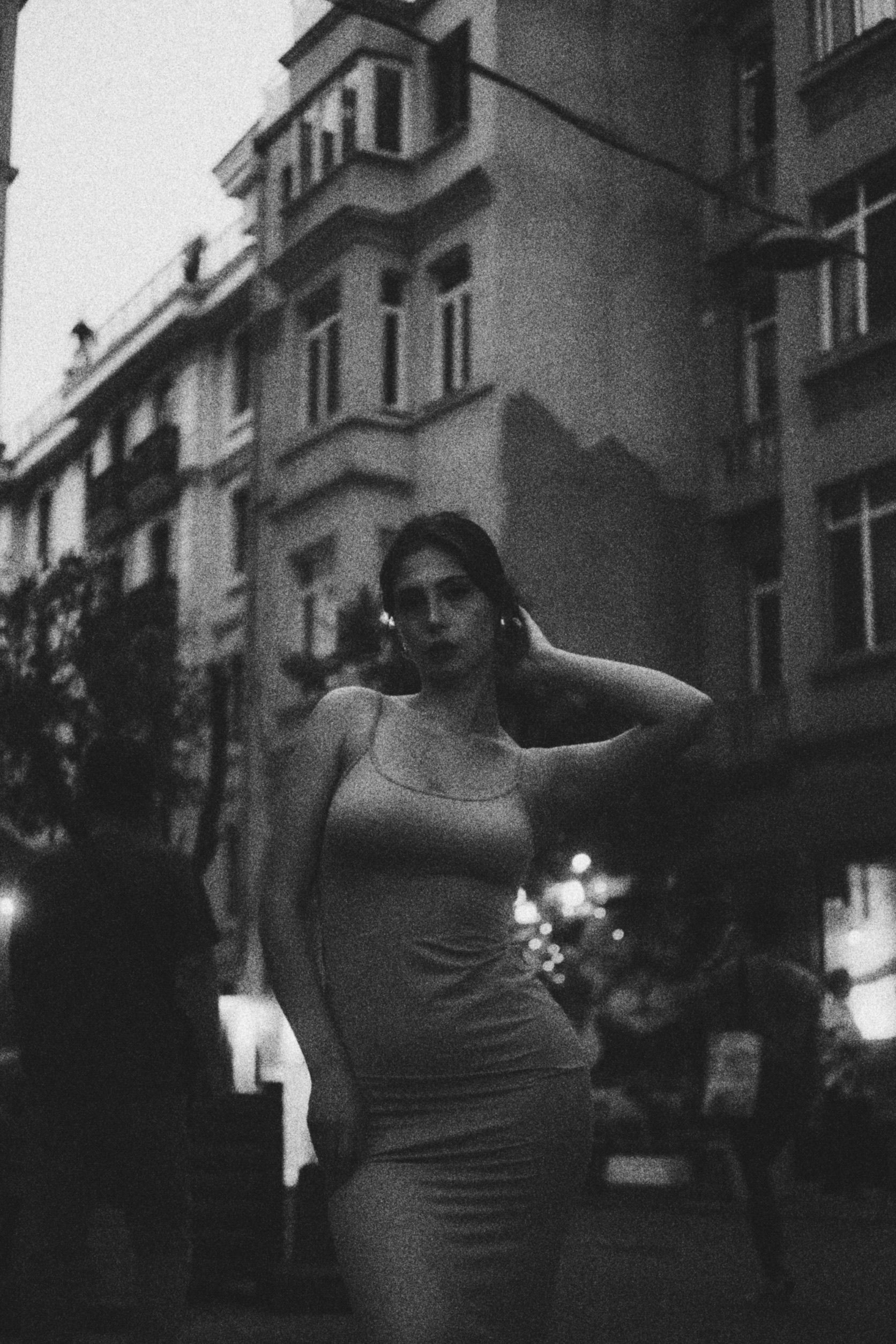 Model in Dress with Spaghetti Straps · Free Stock Photo