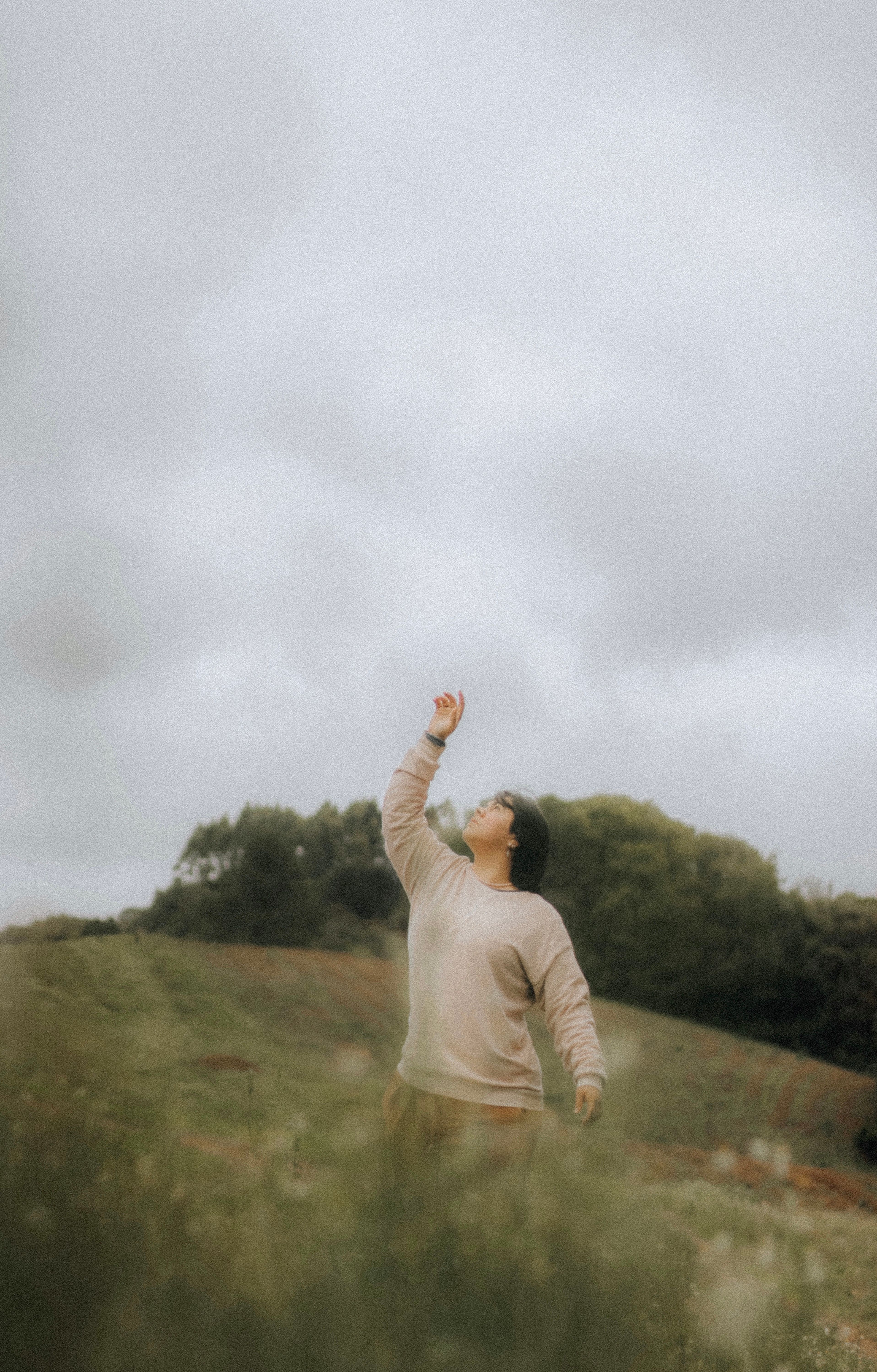 Woman Standing Shirtless and Raising Her Arms · Free Stock Photo