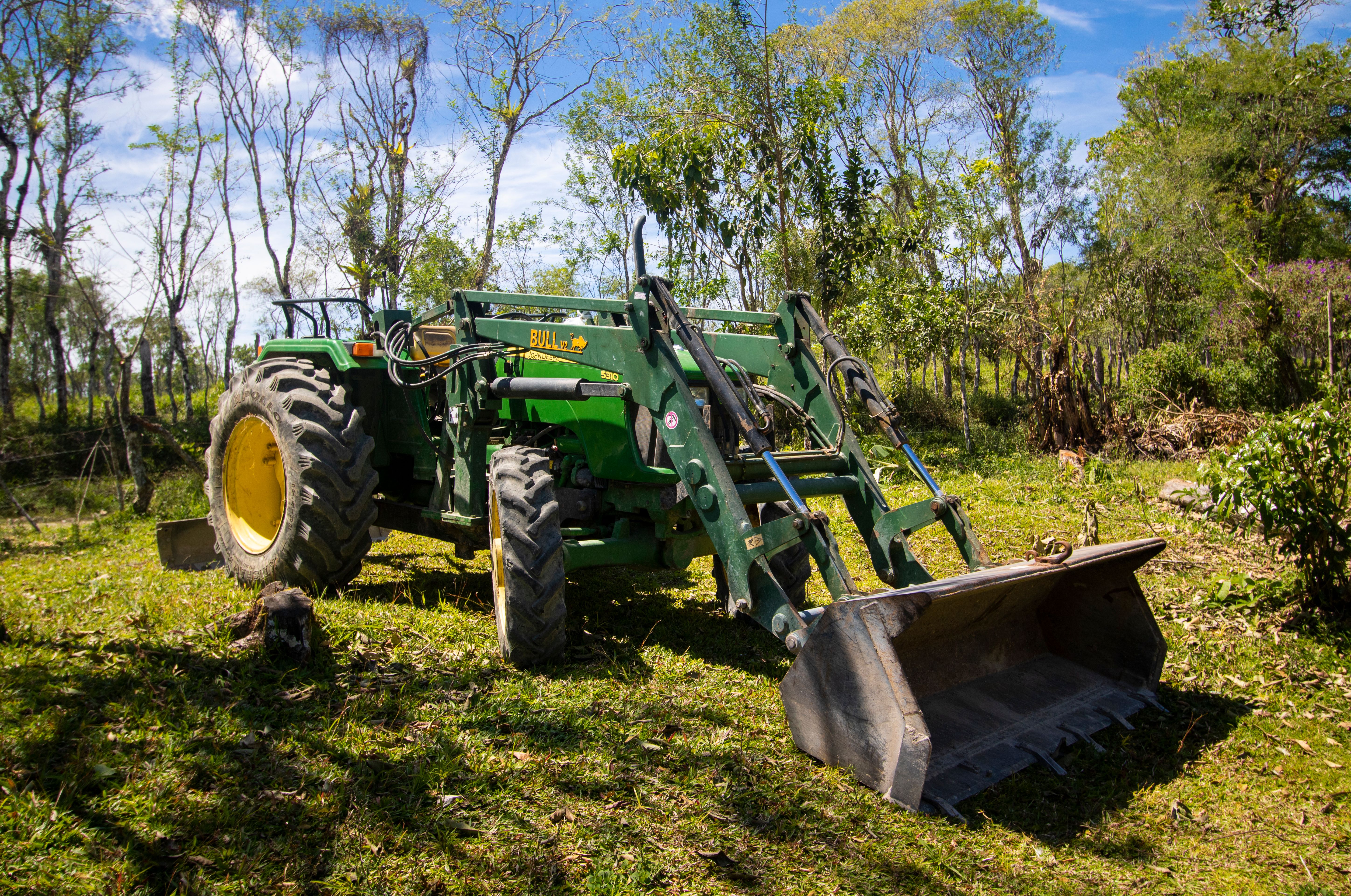 Tractor in Forest · Free Stock Photo