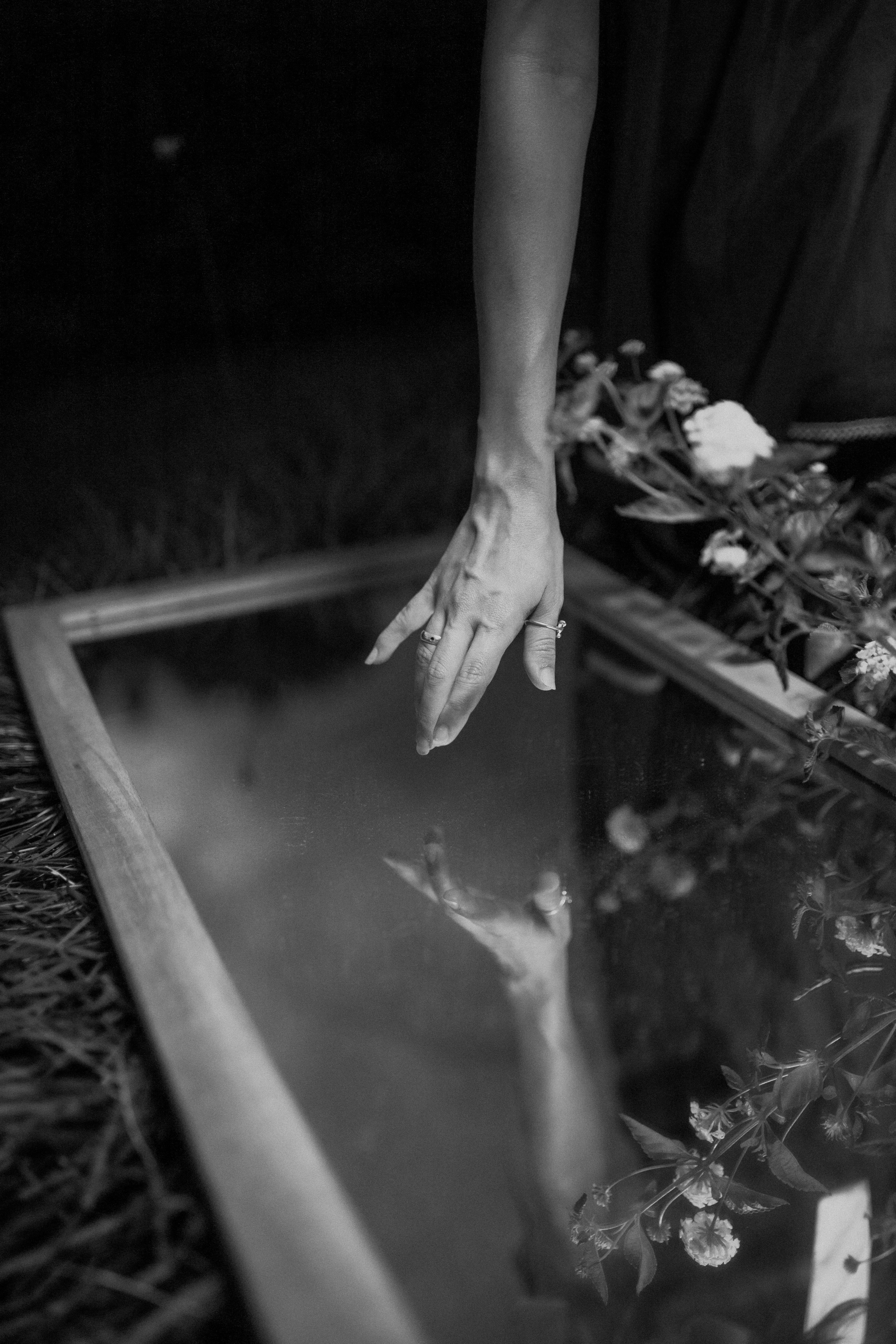 Reflection Of Finger In A Mirror · Free Stock Photo