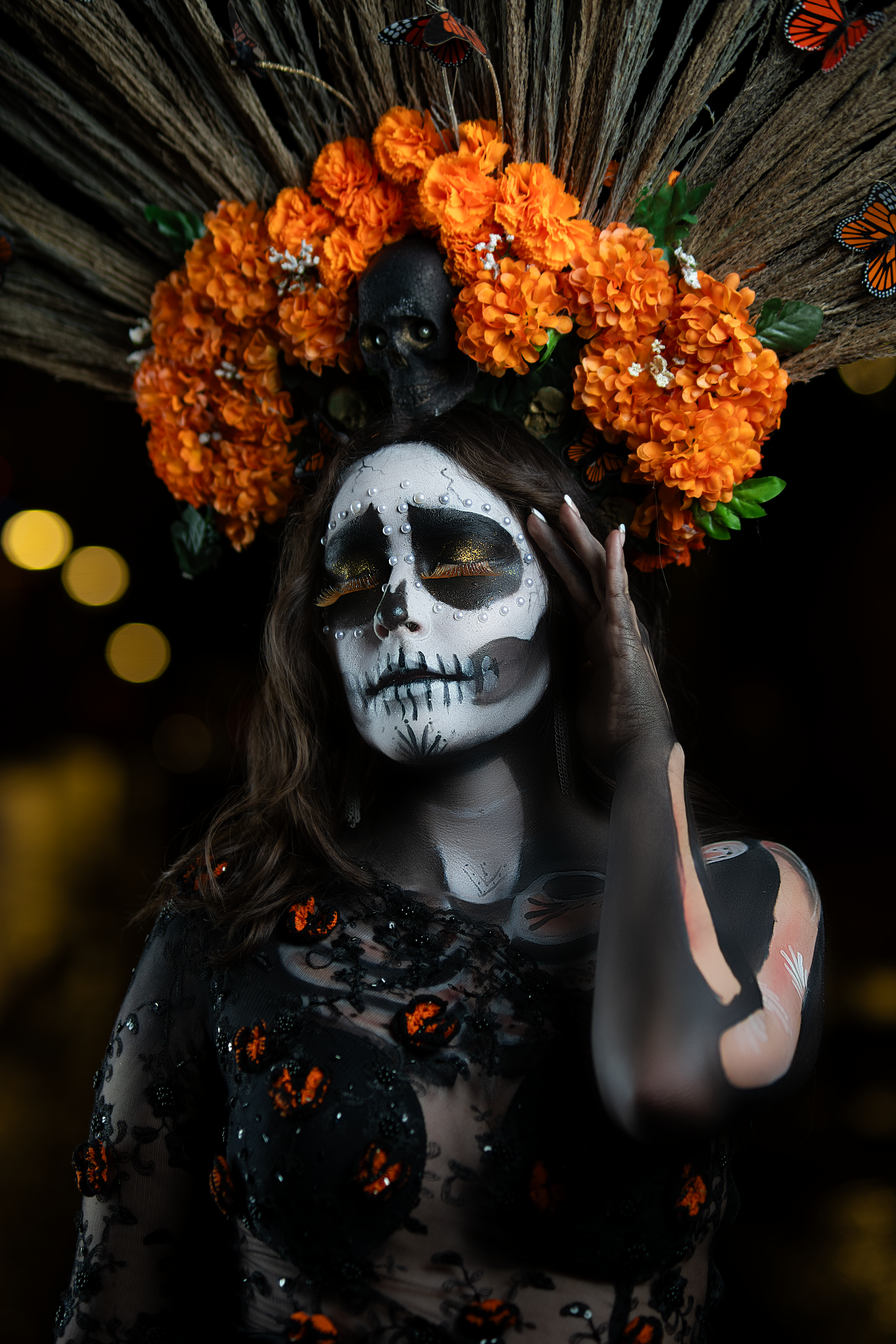 Portrait of Catrina at Night · Free Stock Photo