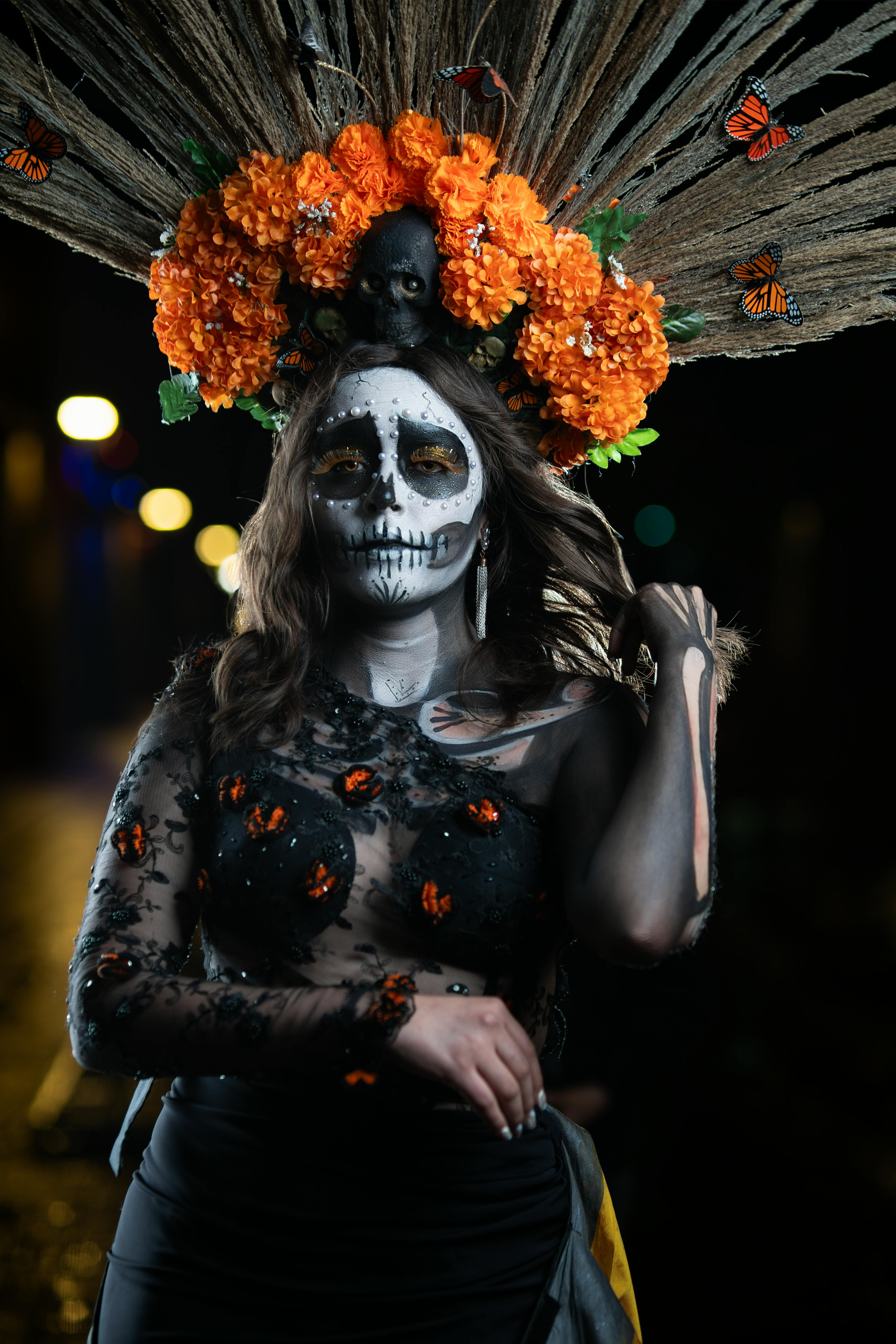 Smiling Catrina Portrait · Free Stock Photo