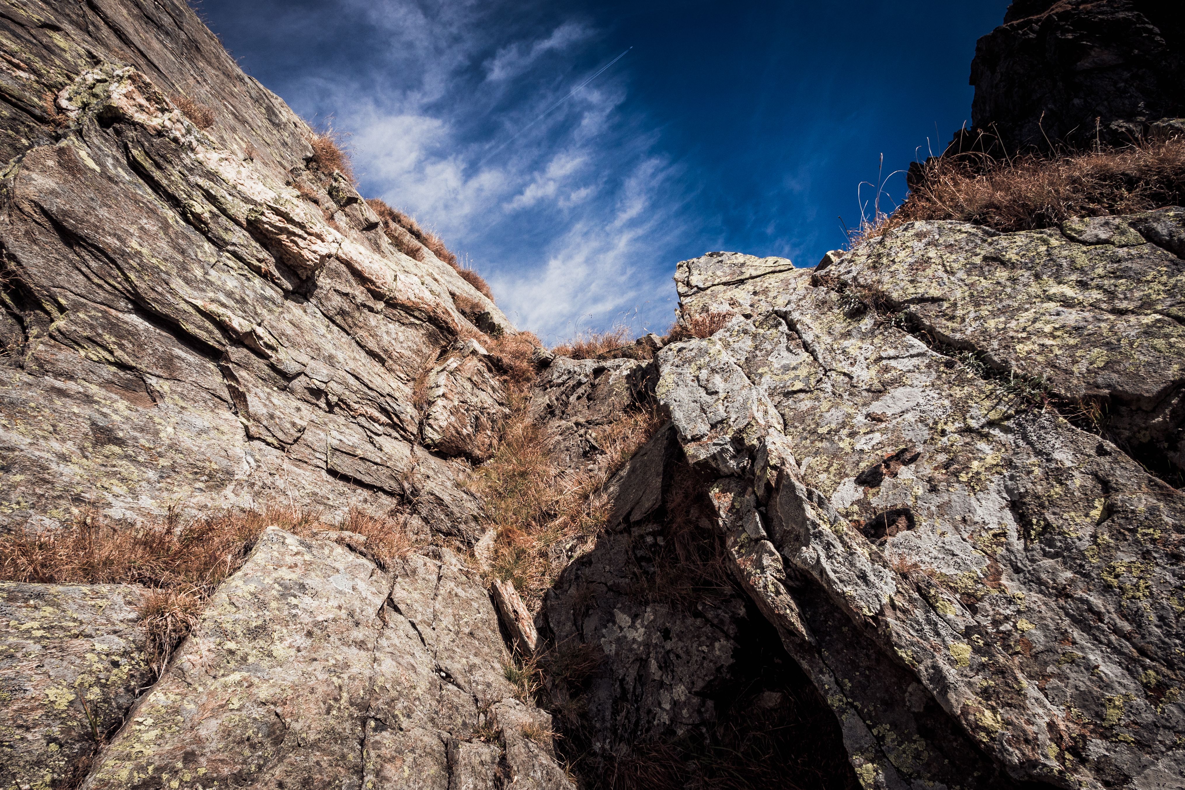 View of Rocky Cliffs under Blue Sky · Free Stock Photo