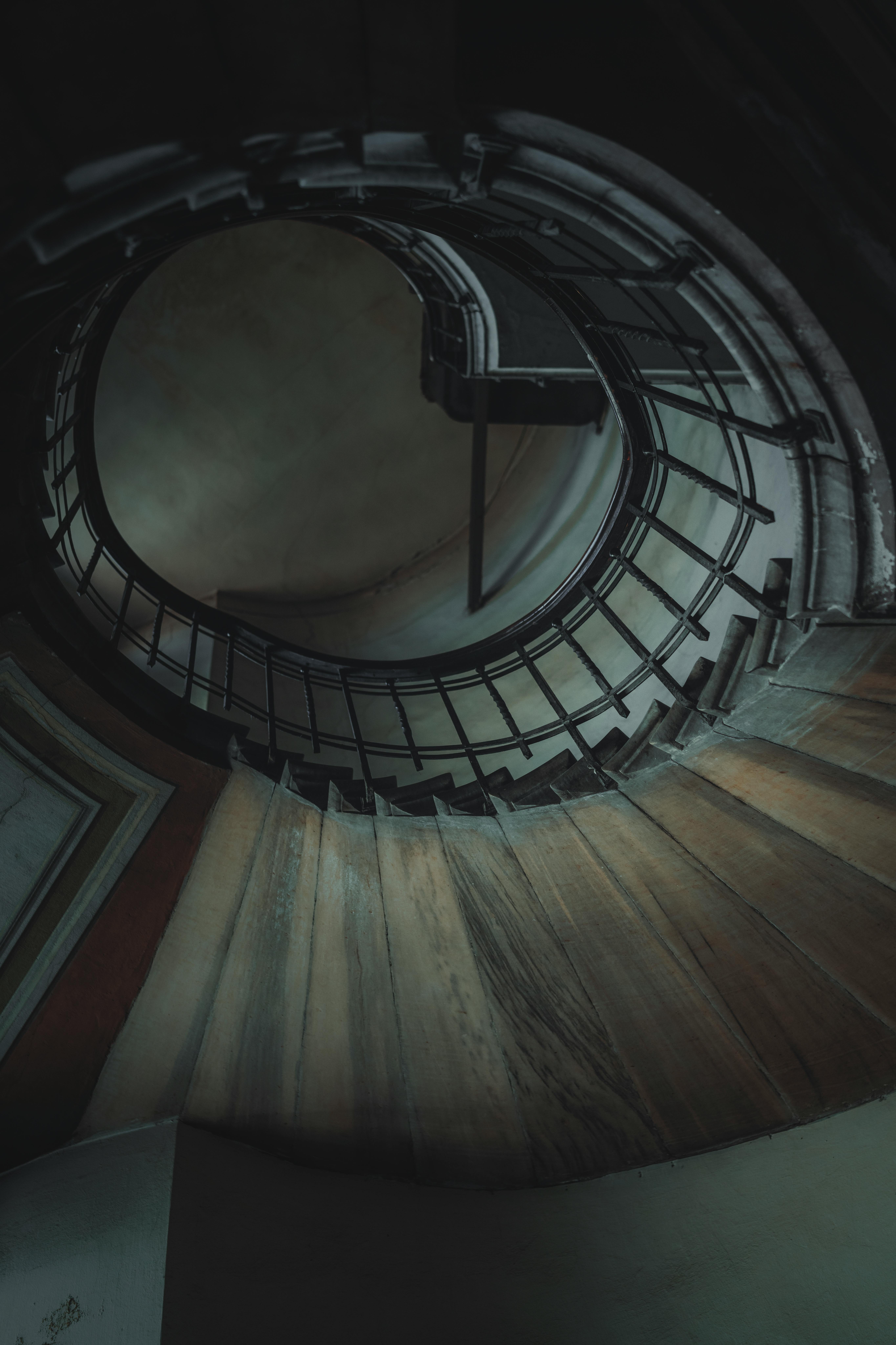 Spooky Stairs in Dark · Free Stock Photo