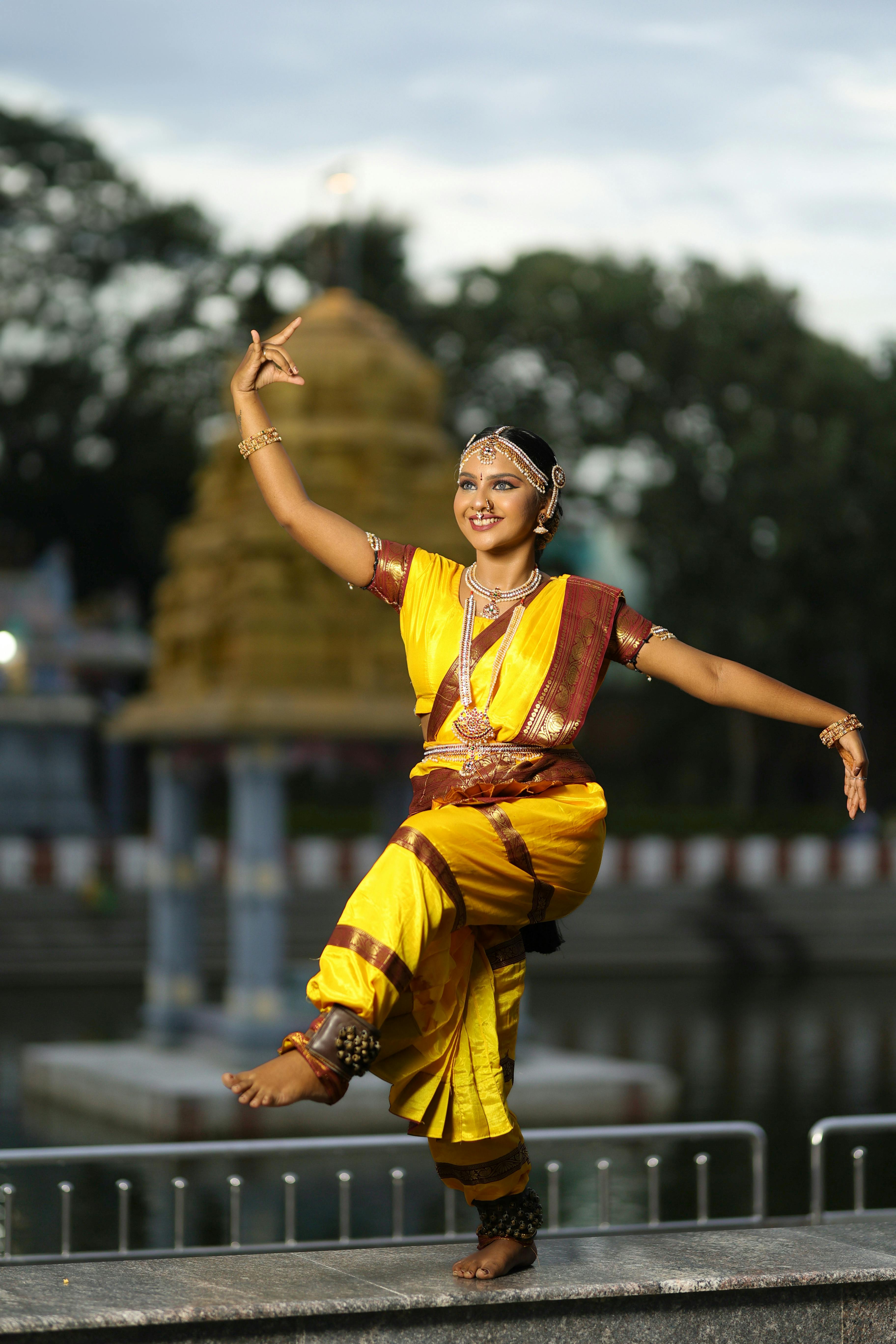 Women in Costume Dancing Traditionally · Free Stock Photo