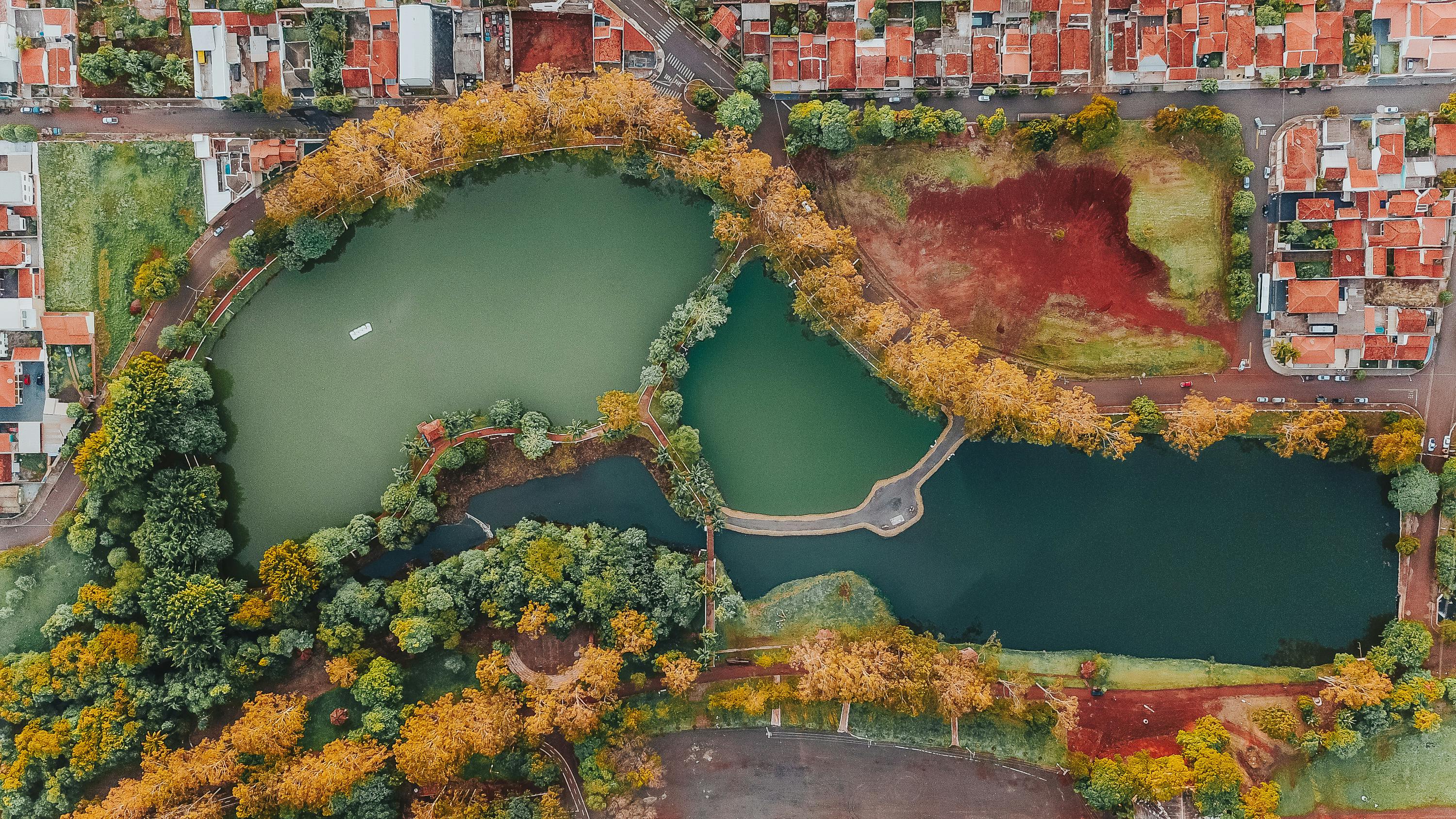 Aerial Photography Of Blue Lake · Free Stock Photo