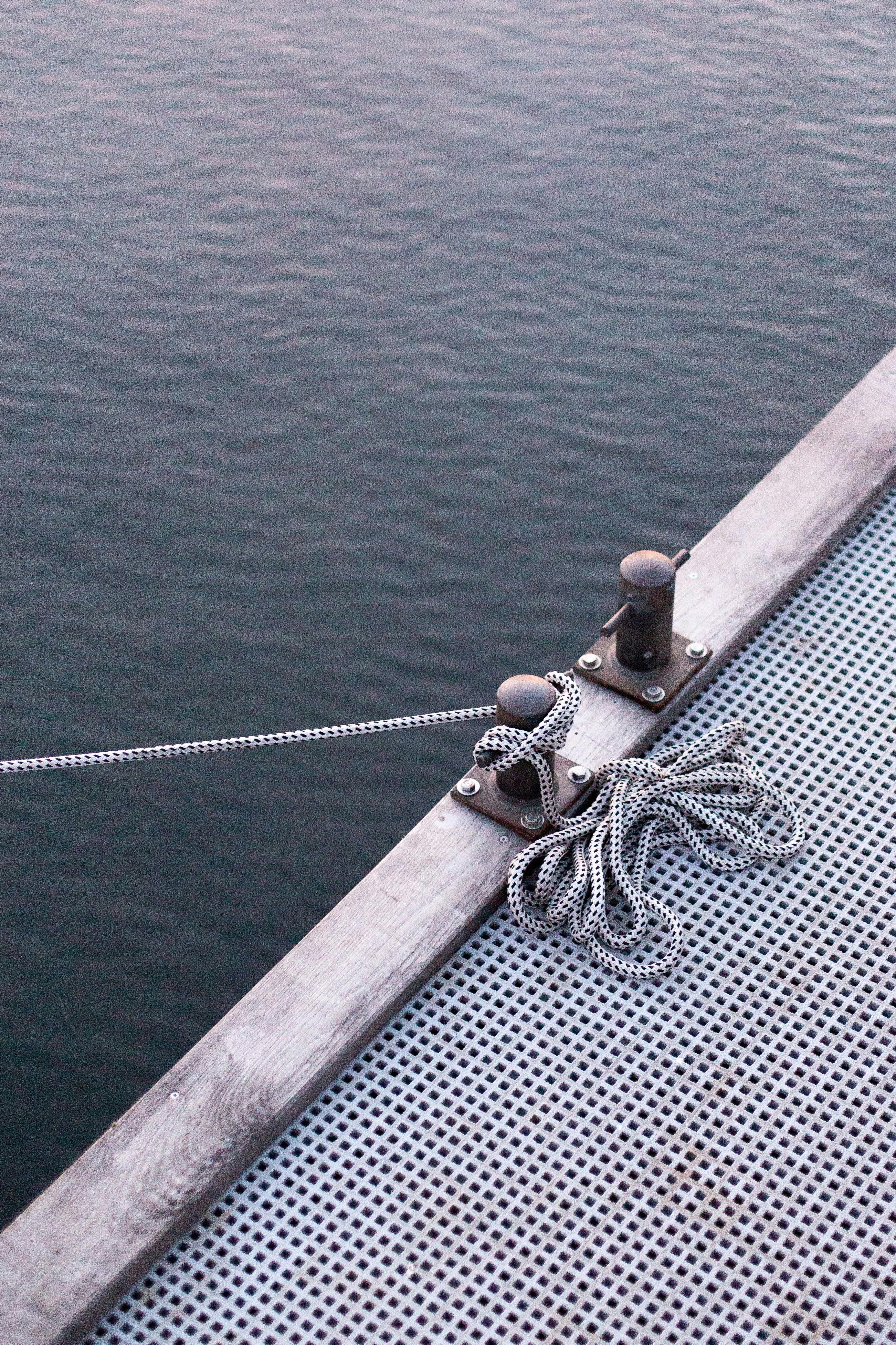 Rope Mooring Watercraft · Free Stock Photo