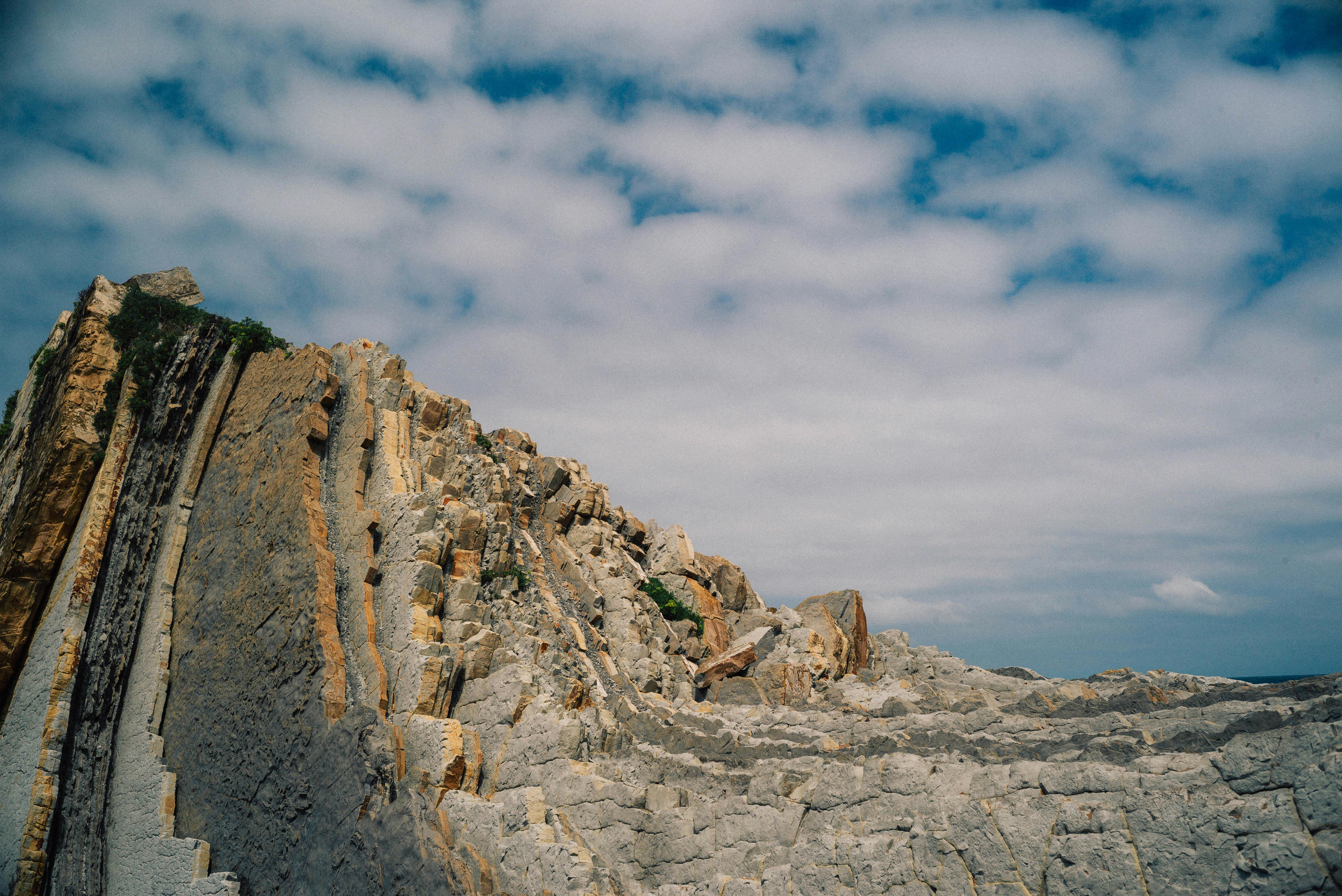 Jagged Rock at the Top of the Mountain · Free Stock Photo