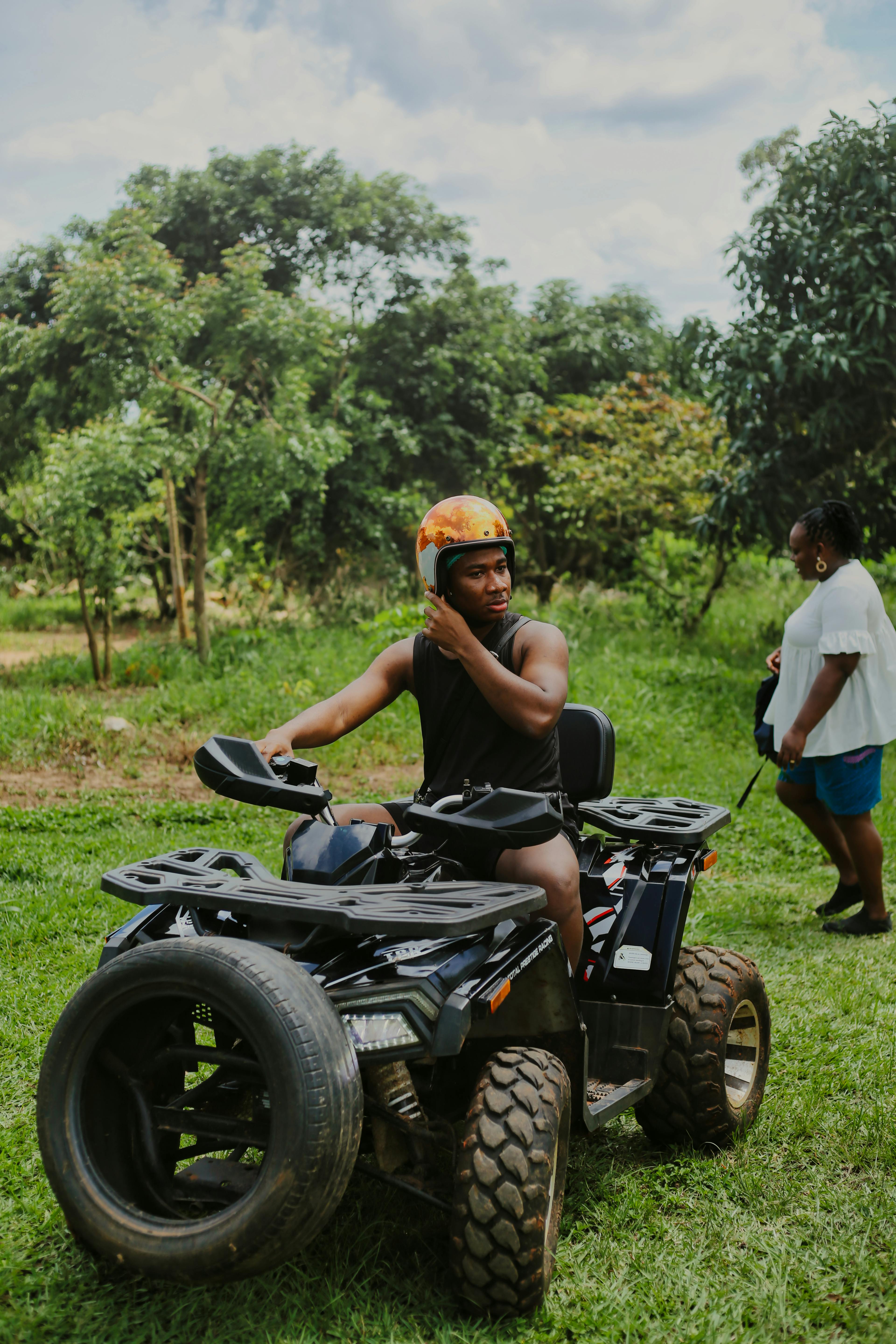 Young Man on a Quad Bike · Free Stock Photo