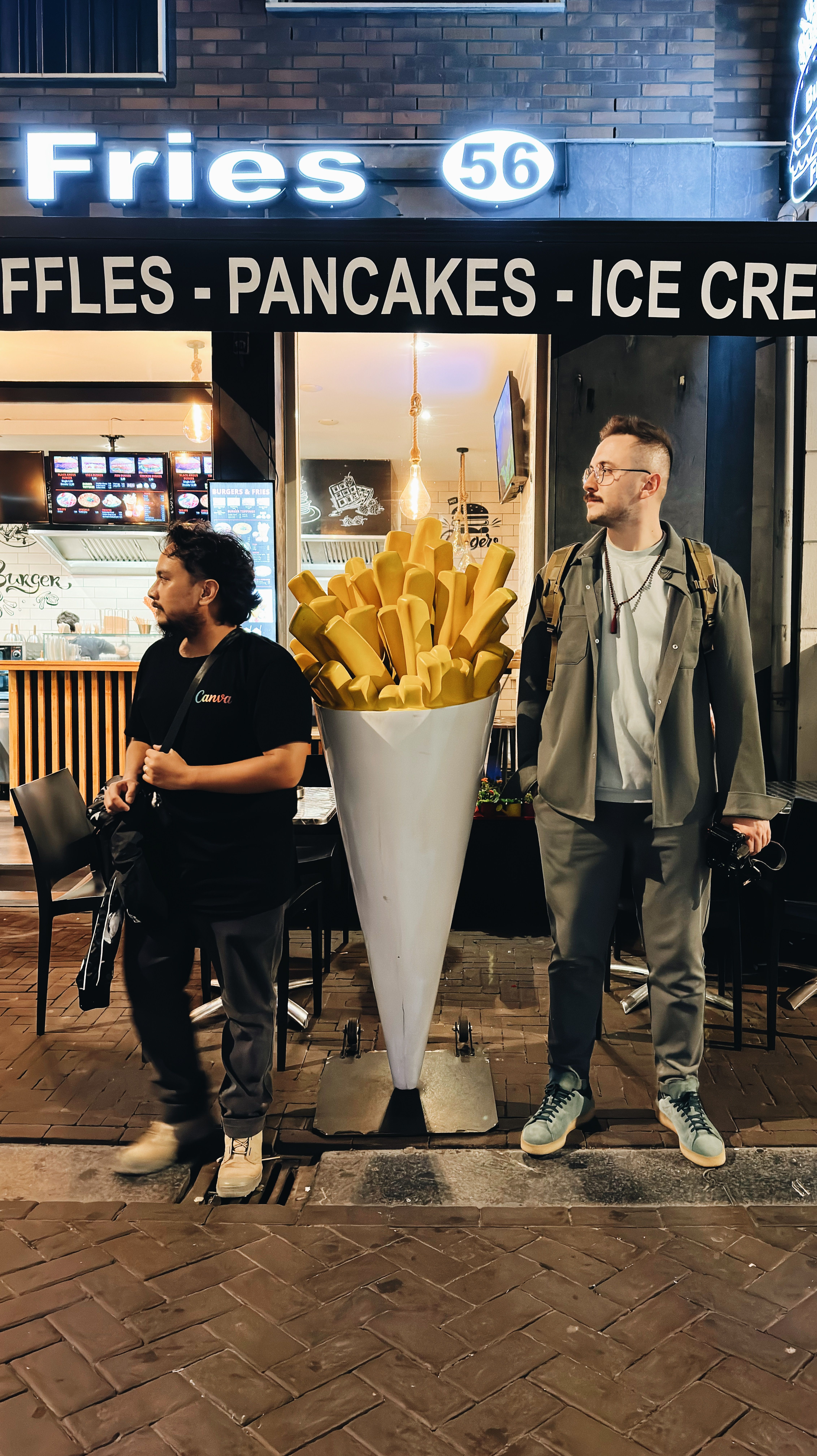 Men in front of a Bar at Night · Free Stock Photo