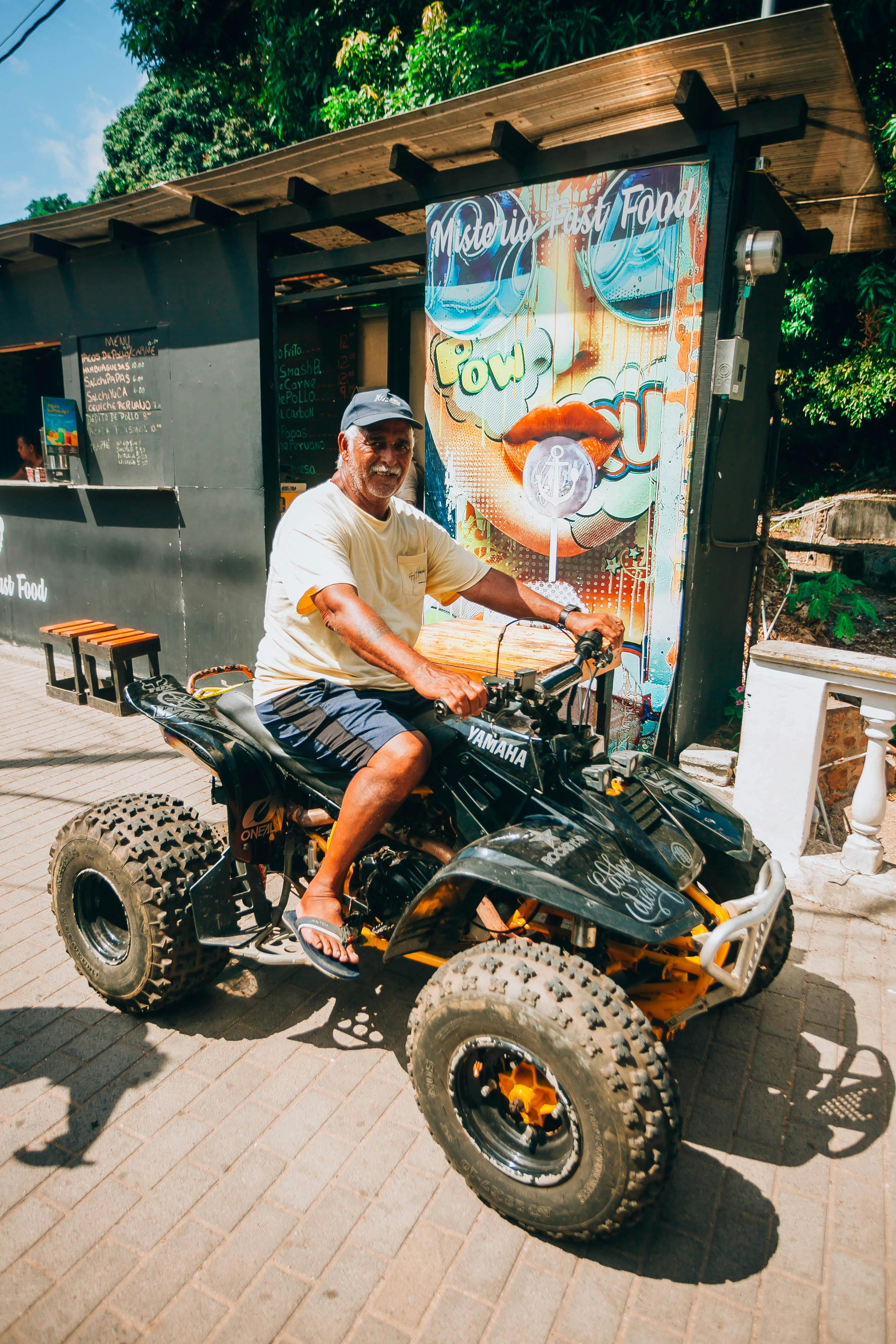 Man Riding on Yamaha Quad Bike · Free Stock Photo