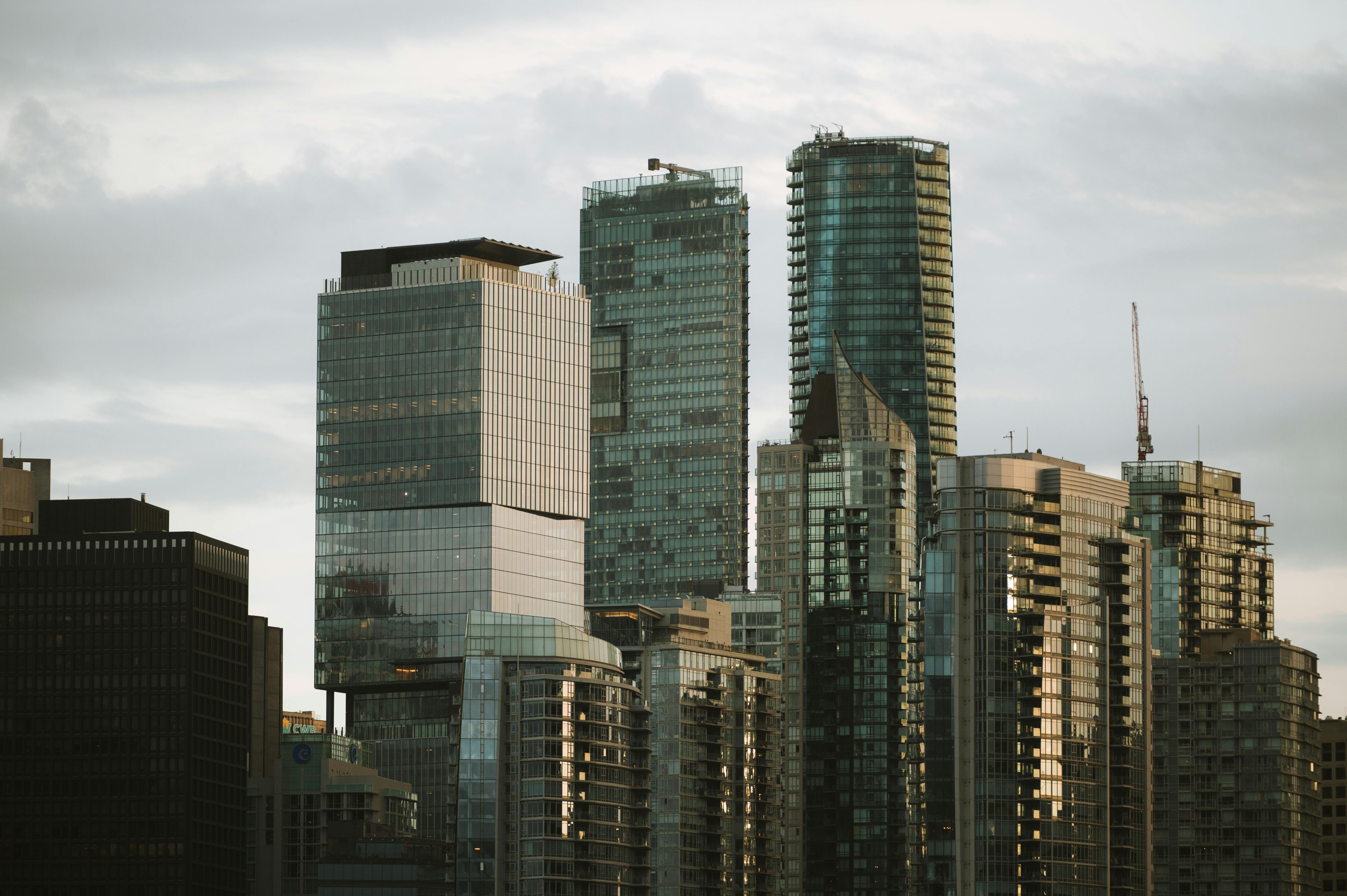 Modern High Rise Buildings in Downtown Vancouver, Canada · Free Stock Photo