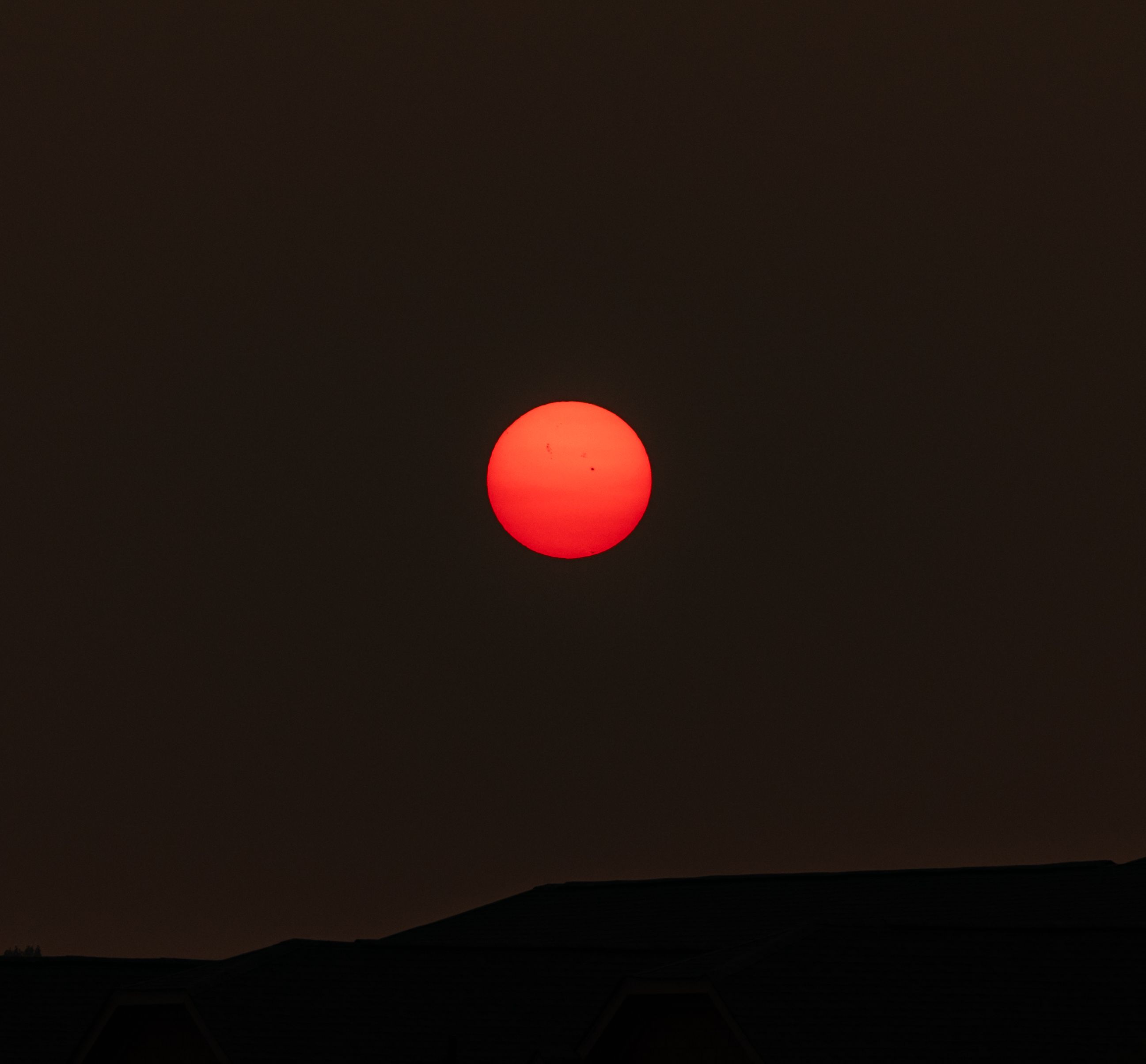 Red Moon in the Evening · Free Stock Photo