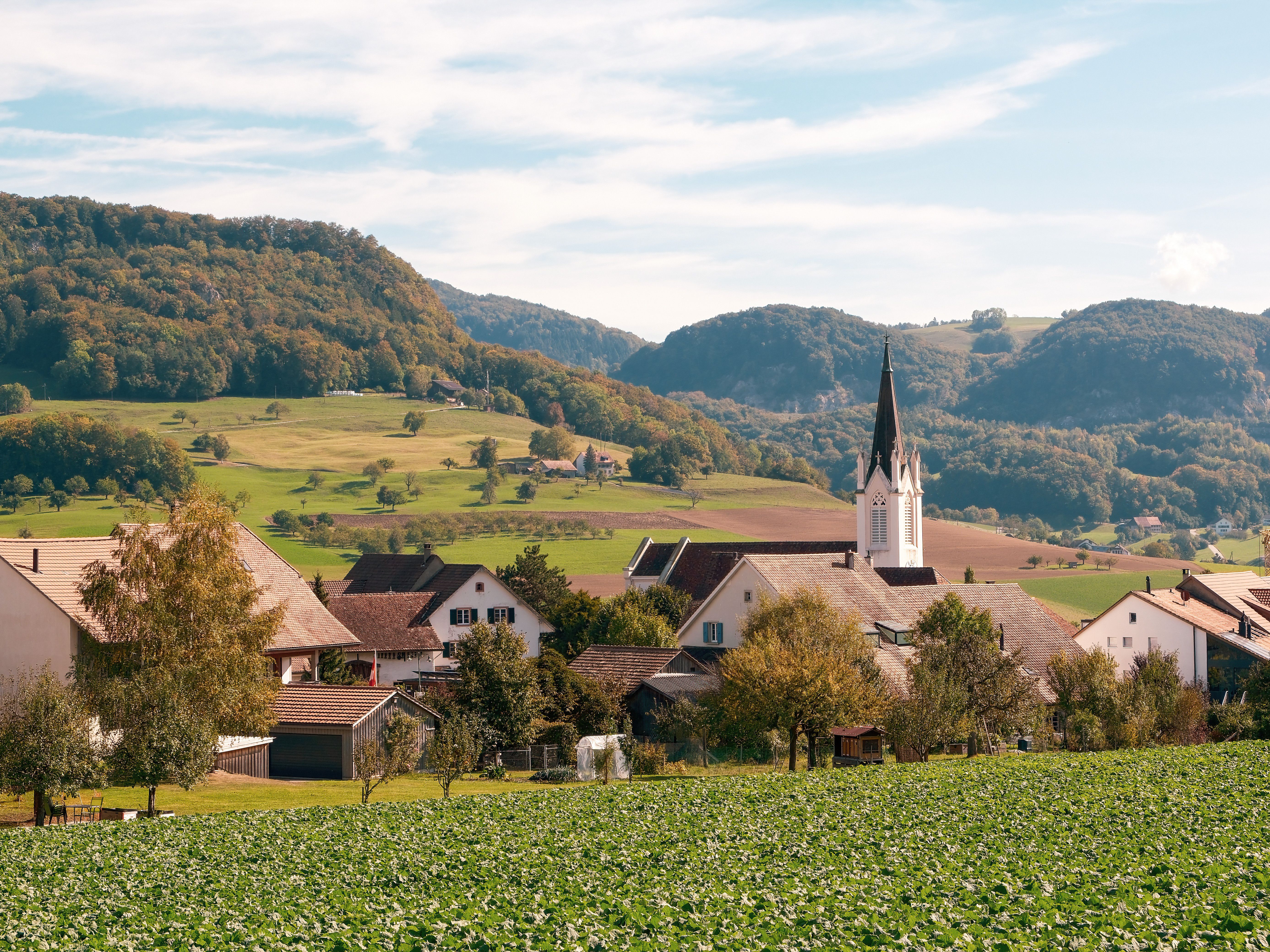 Village in Countryside · Free Stock Photo