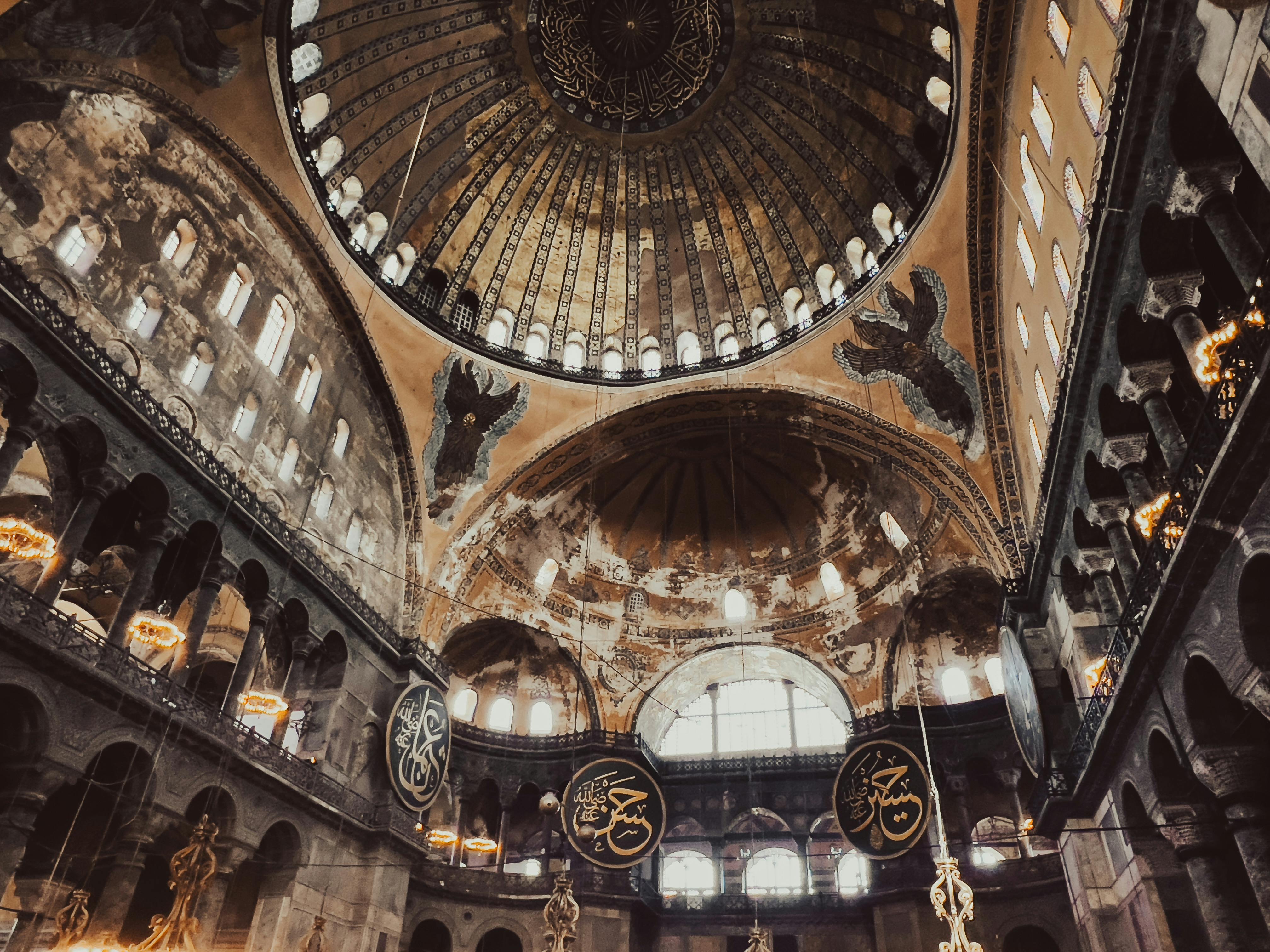 Back View of Tourists Looking at Heritage Architecture · Free Stock Photo