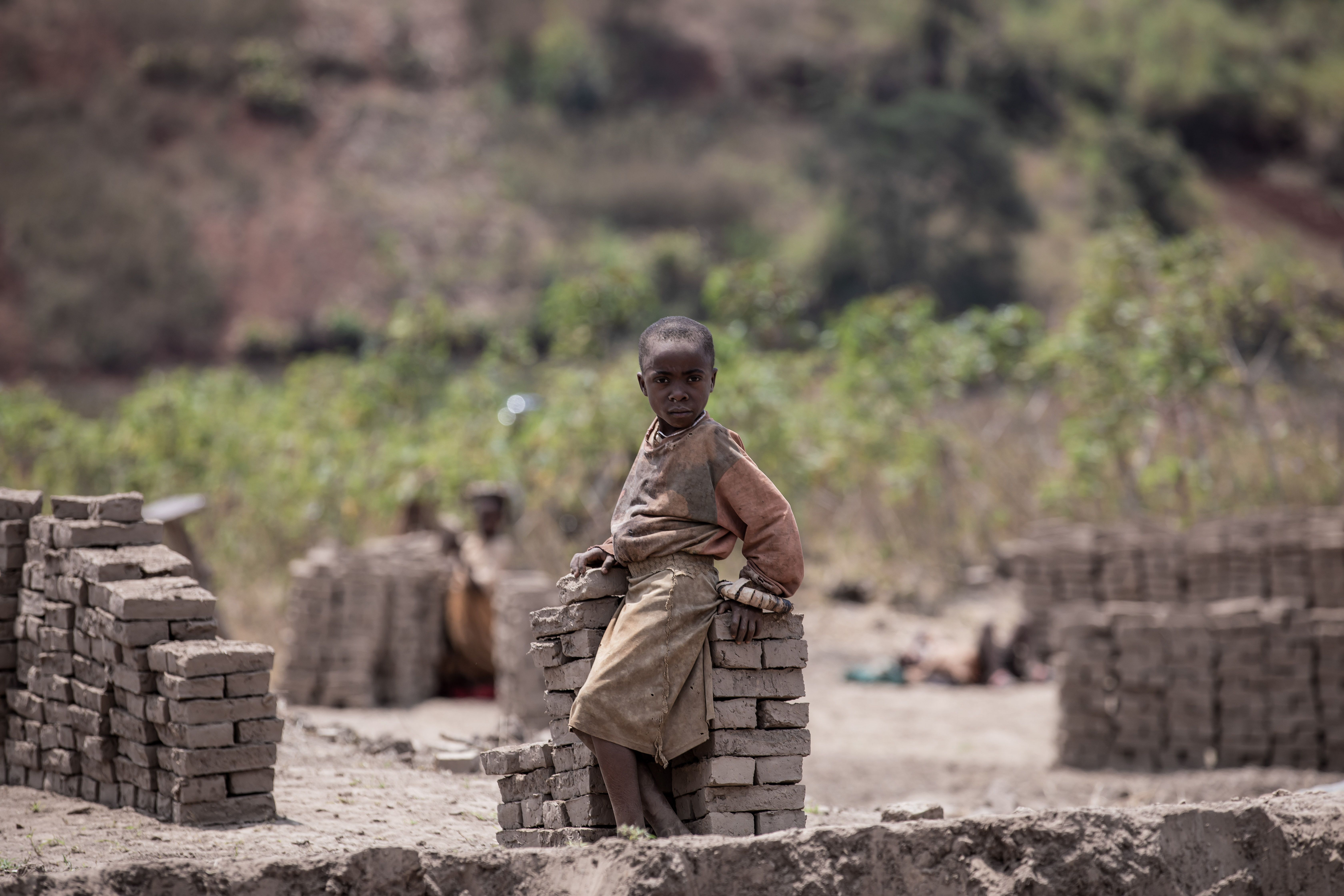 African Woman Among Ruins · Free Stock Photo
