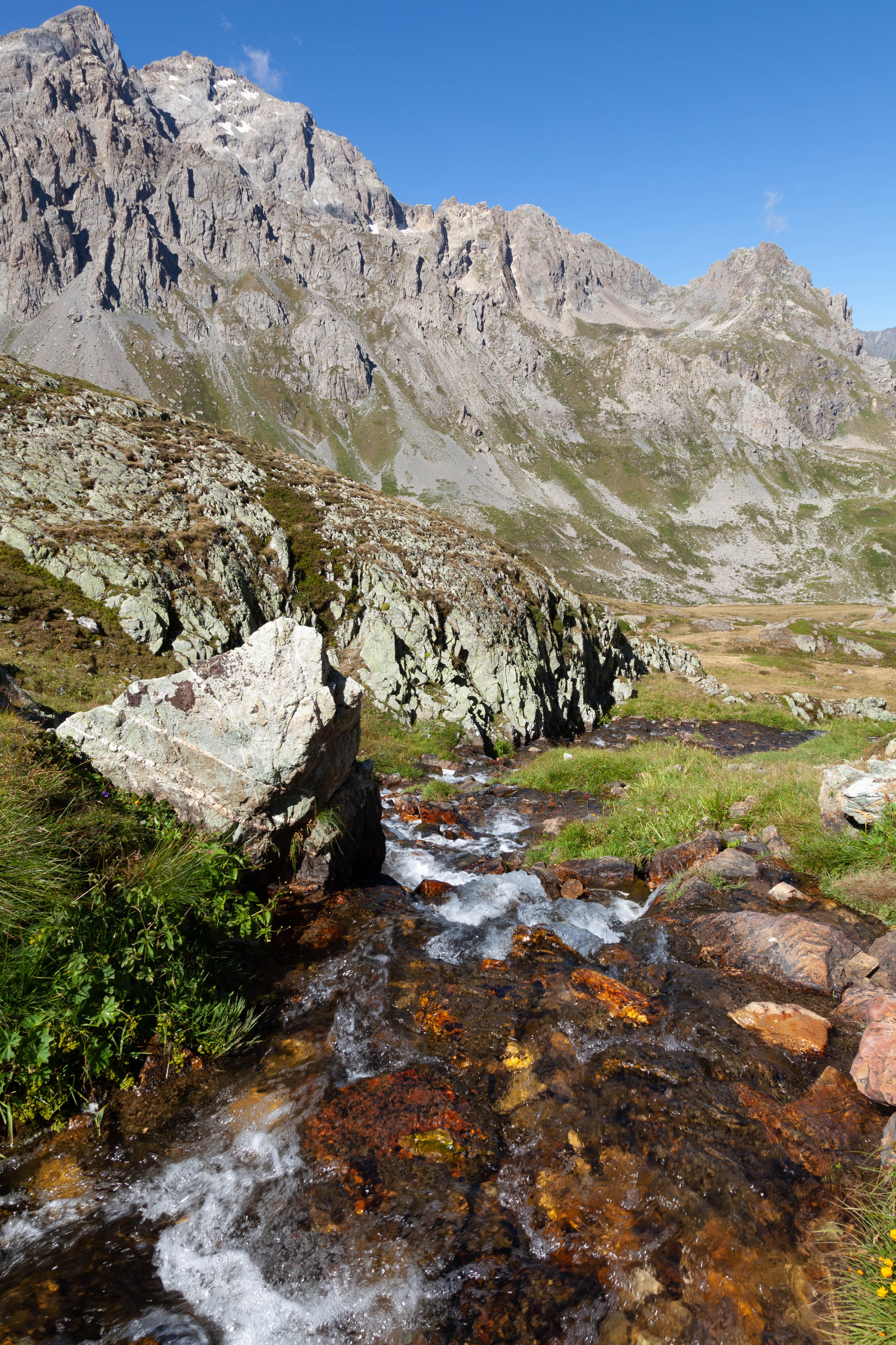 A Stream in Mountains · Free Stock Photo