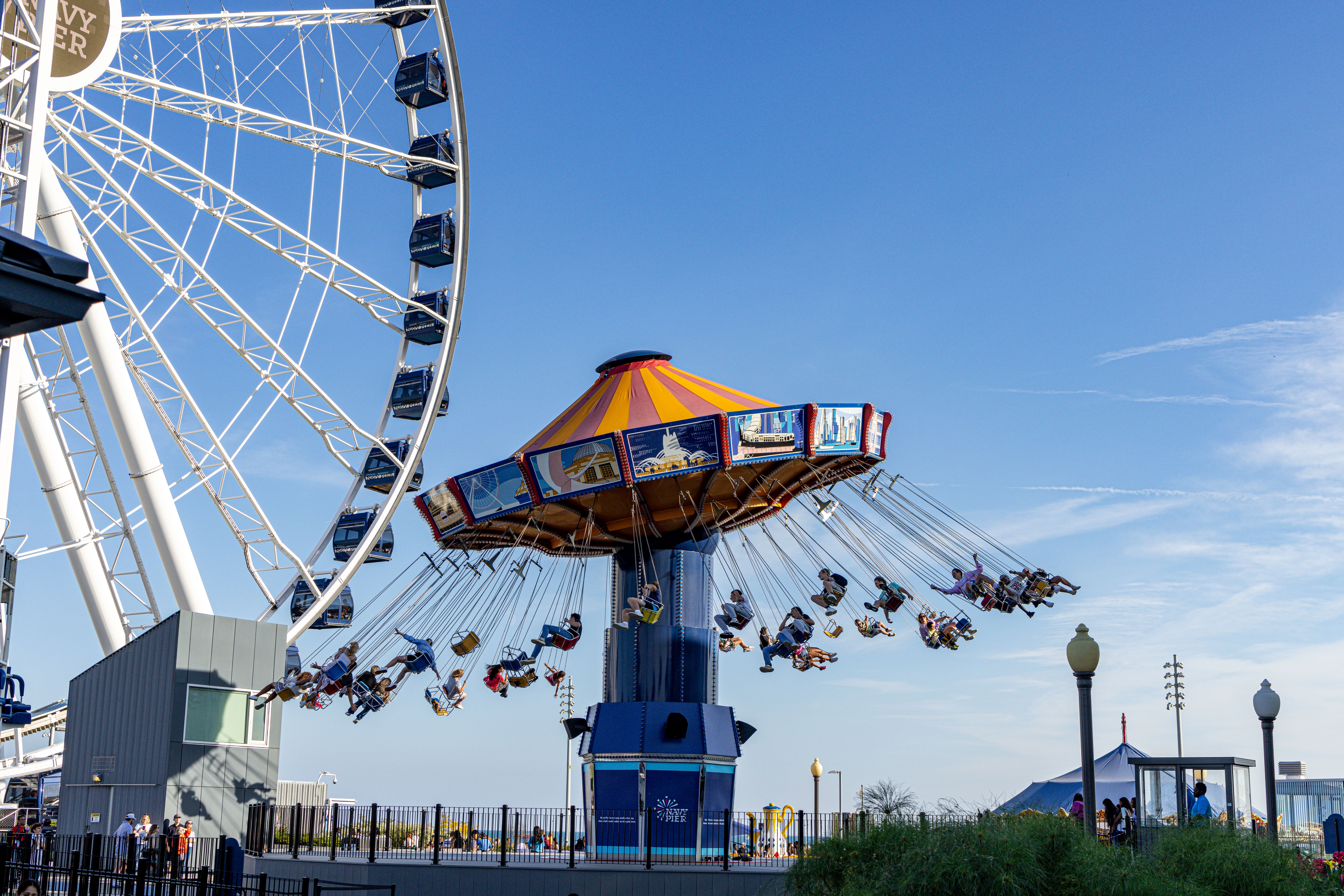 Exciting Rides at Navy Pier, Chicago · Free Stock Photo