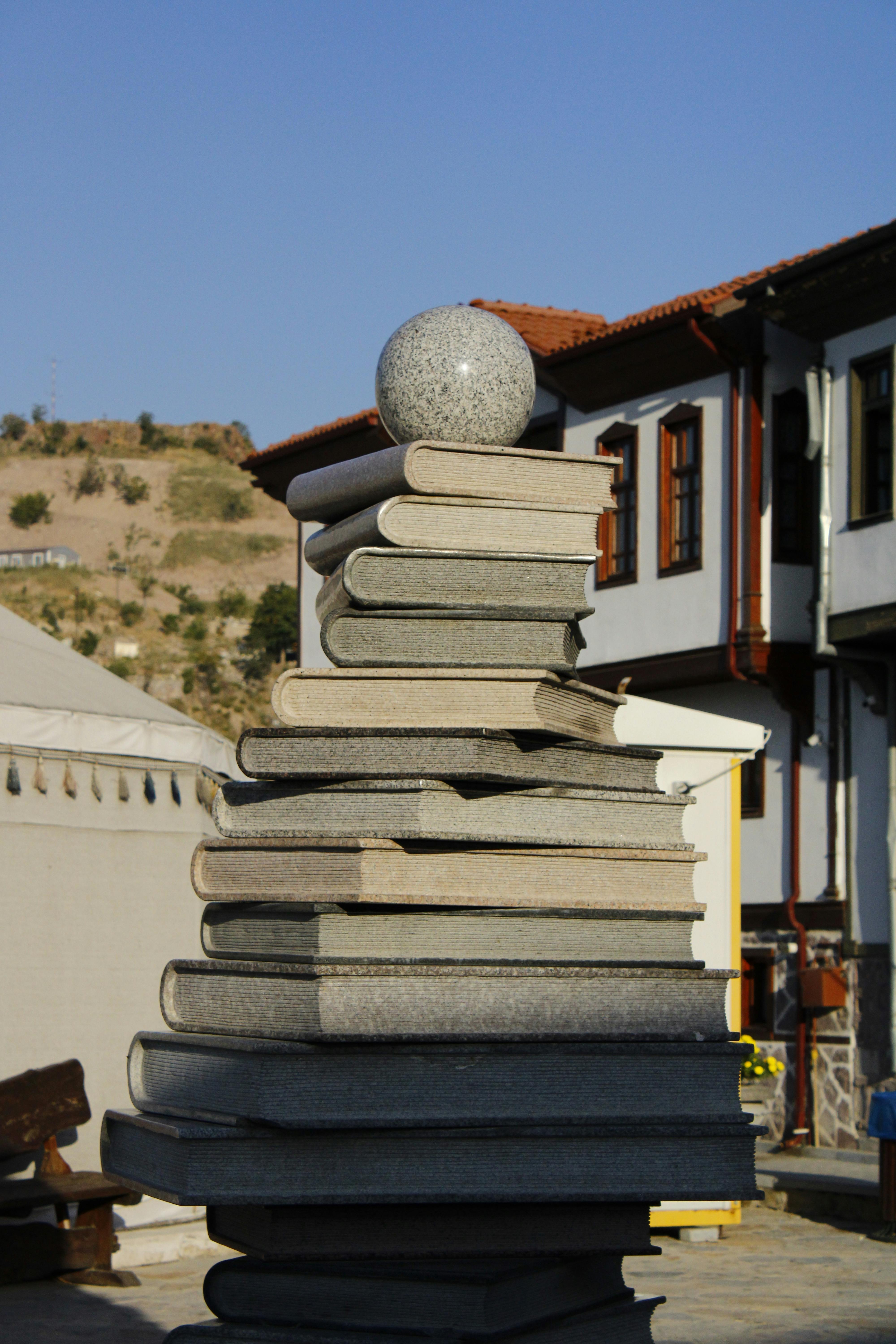 Books Monument in Town · Free Stock Photo