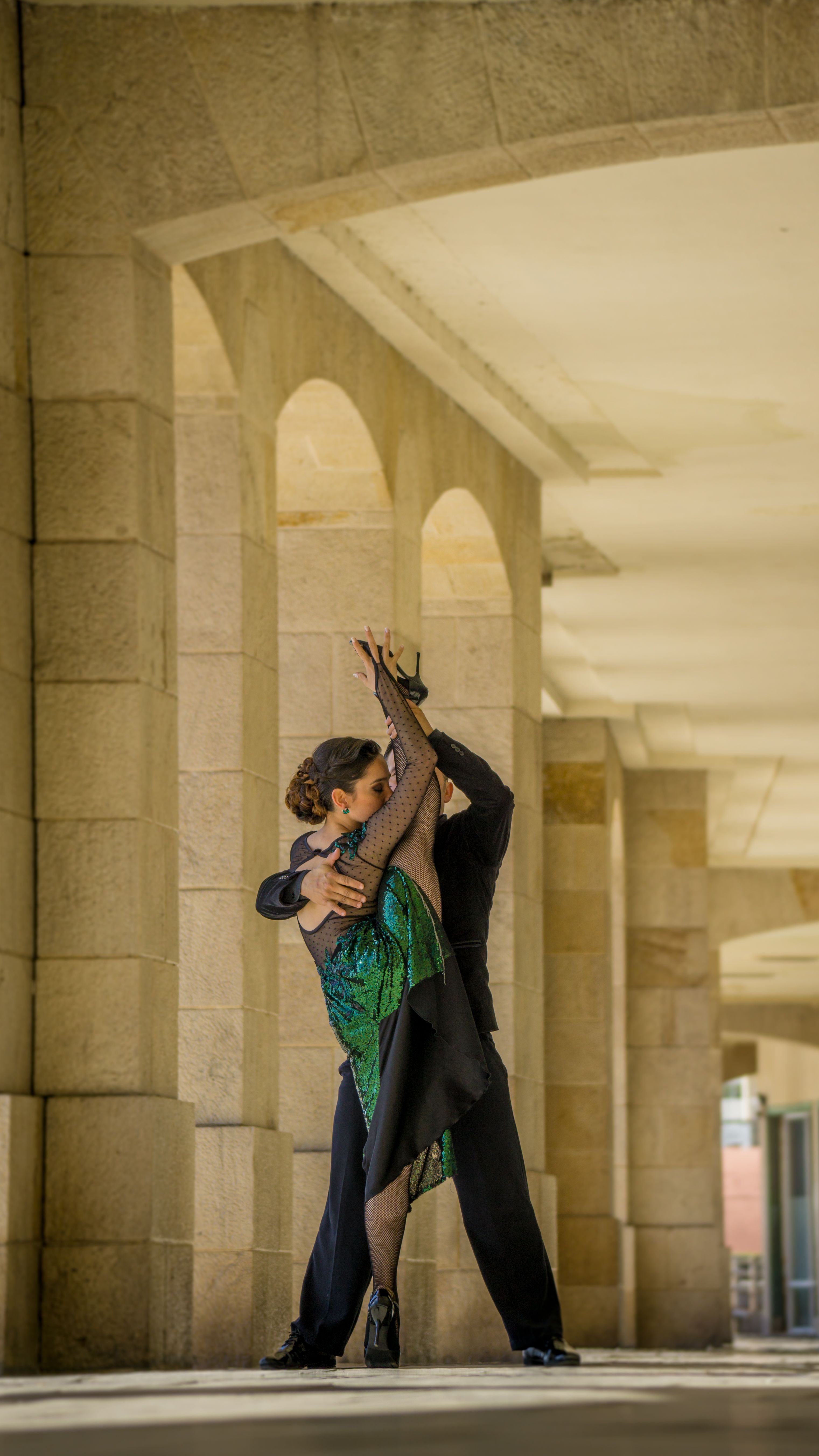 Couple Practising Ballroom Dancing · Free Stock Photo