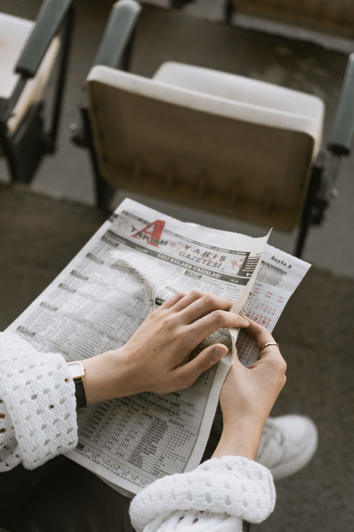 Newspaper On Lap Photos, Download The BEST Free Newspaper On Lap Stock ...