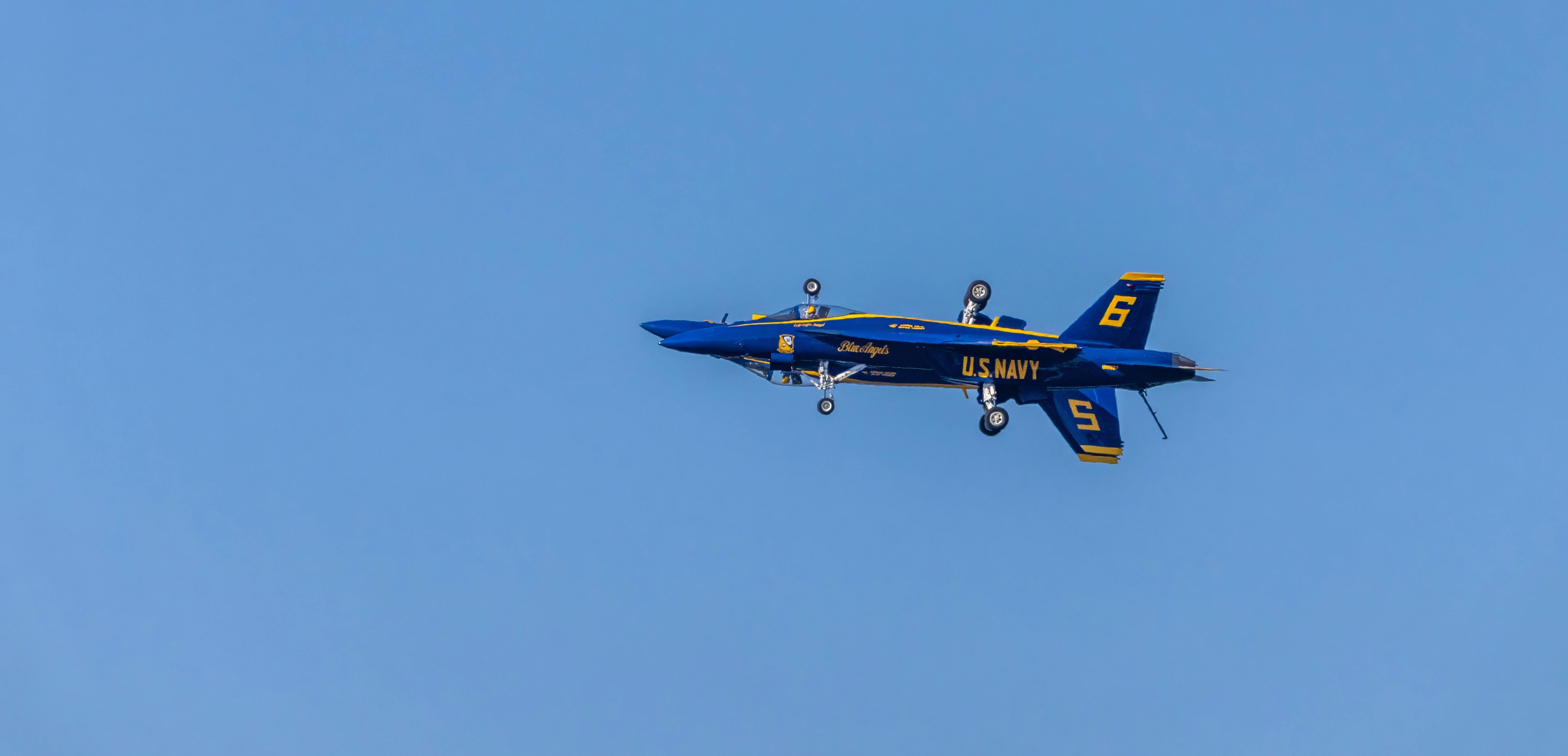 Airplane of Blue Angels Aerobatics · Free Stock Photo